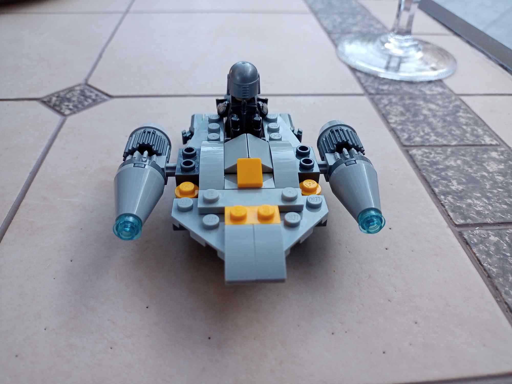Razor Crest MOC made from The Mandalorian N-1 Starfighter Microfighter set 75363 | Scrolller
