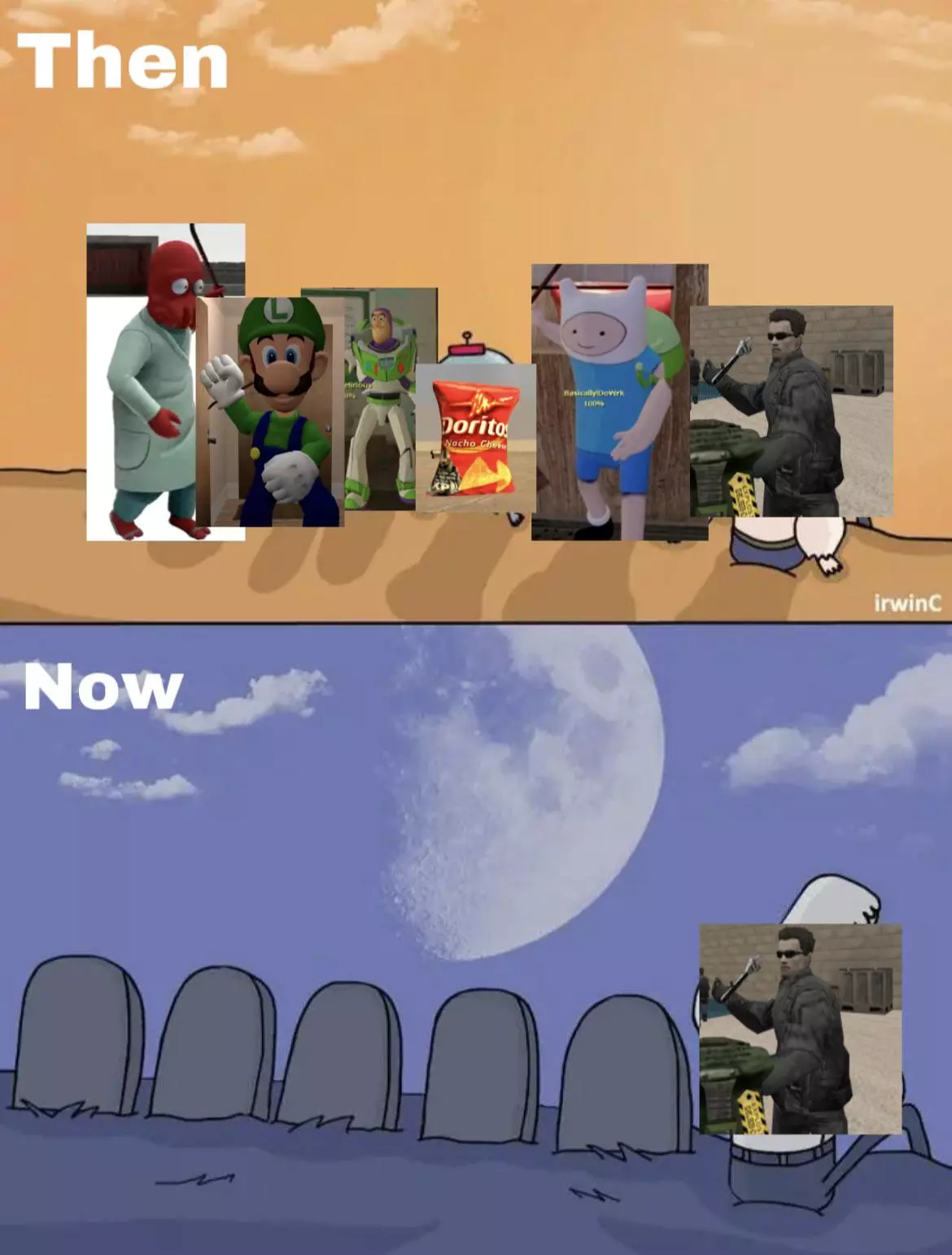 Gmod characters throughout the years. Real vanossgaming fans would get this. 🥲 | Scrolller