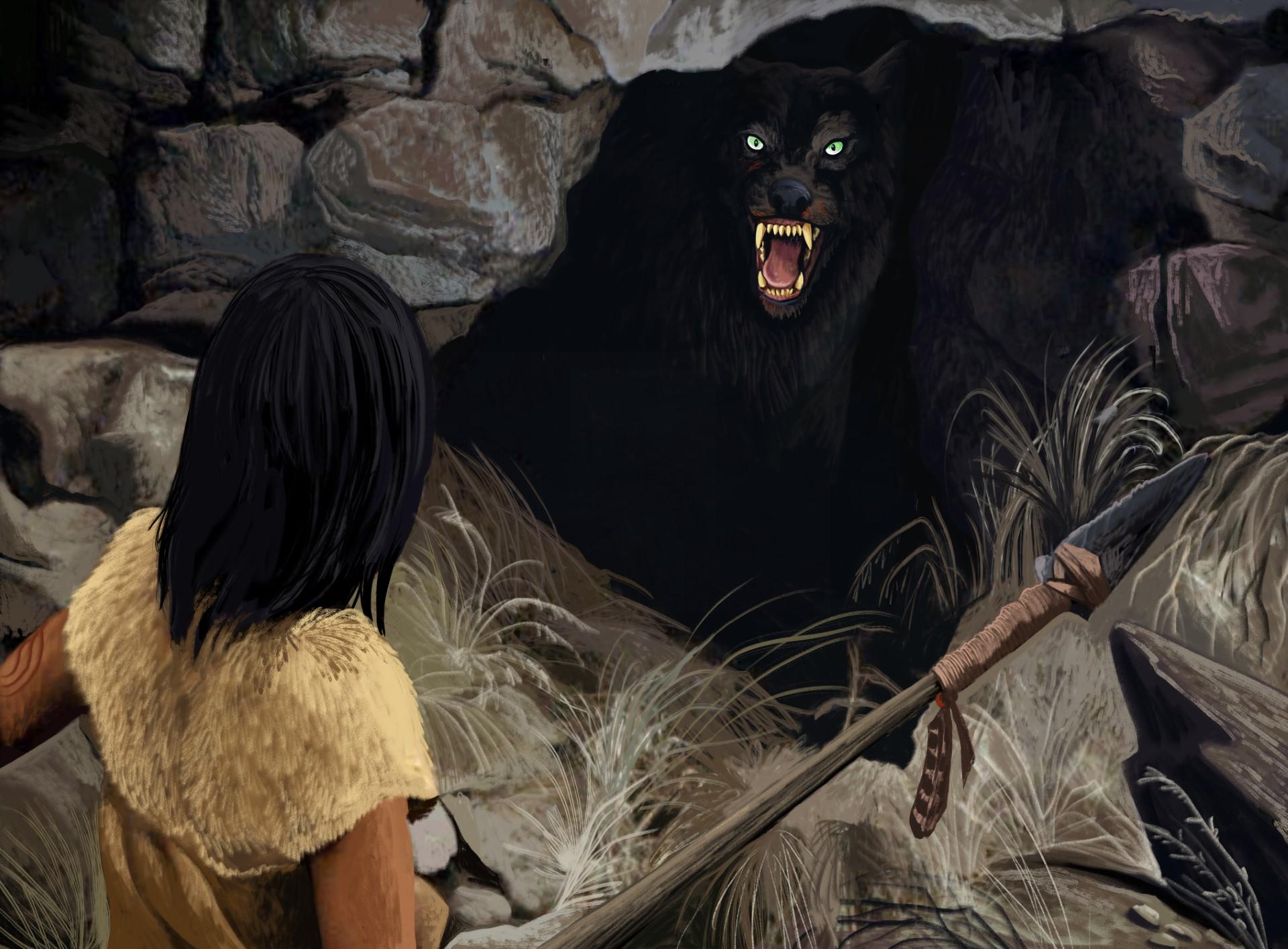 Gmork from "The Neverending Story" as The Last Dire Wolf by Hodari Nundu | Scrolller