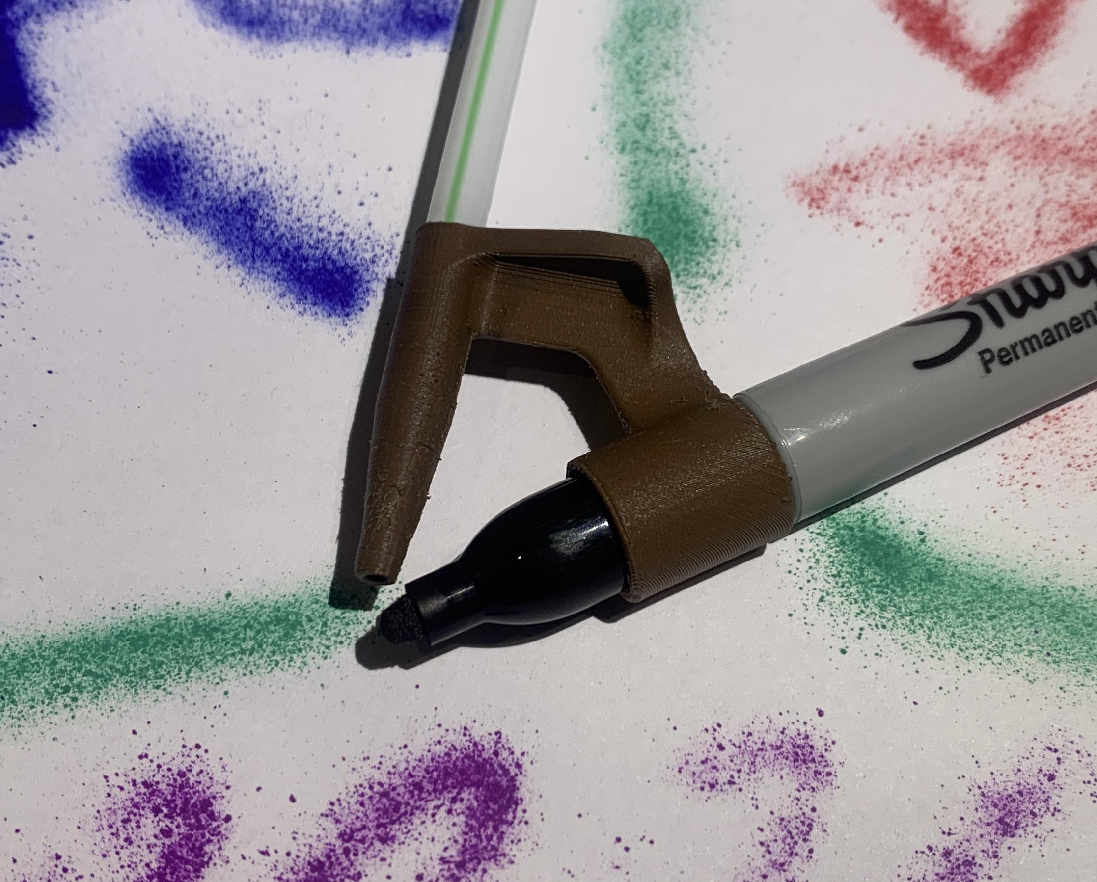 Airbrush Attachment for a Sharpie | Scrolller