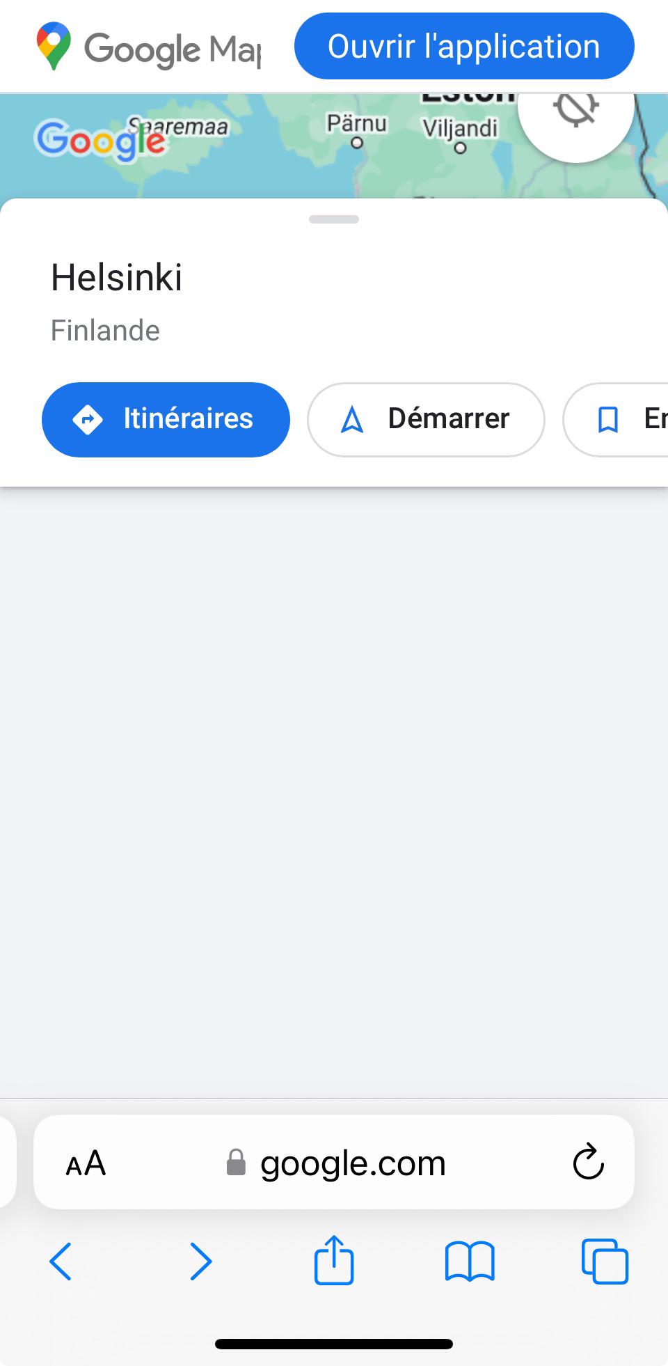Google maps on safari is something else | Scrolller