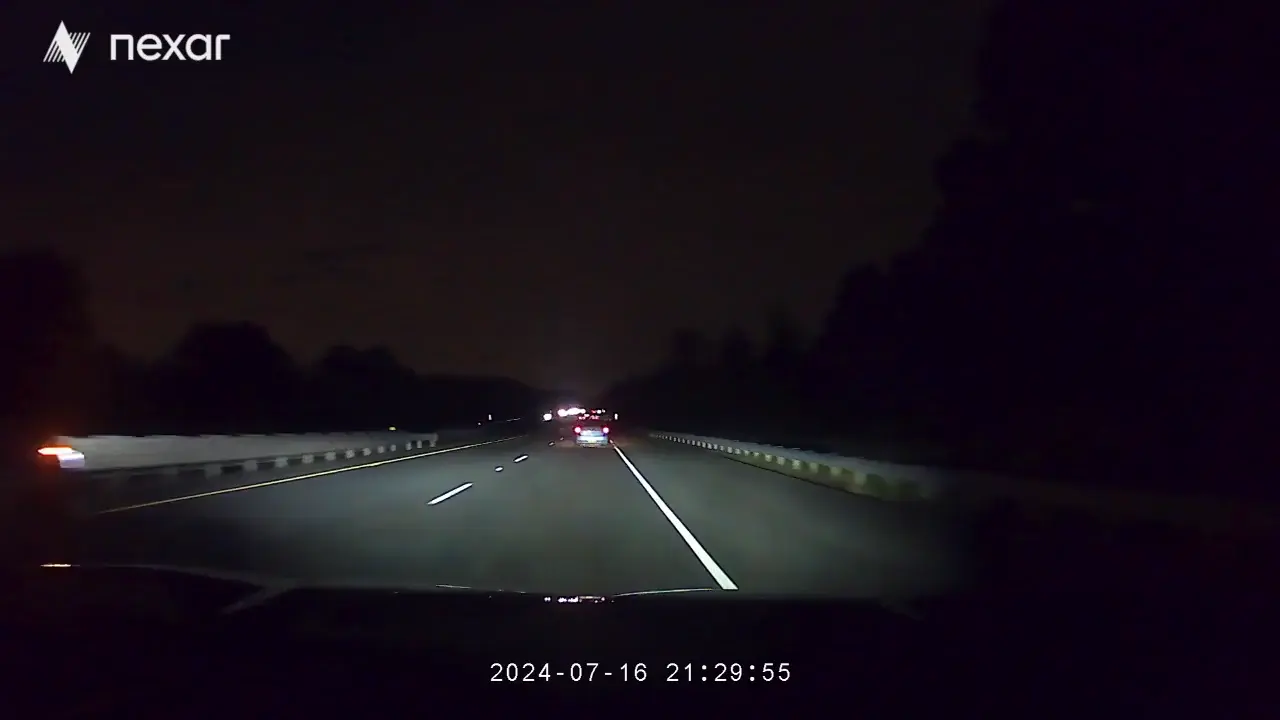 Got a pretty good shot of lightning on my dashcam | Scrolller