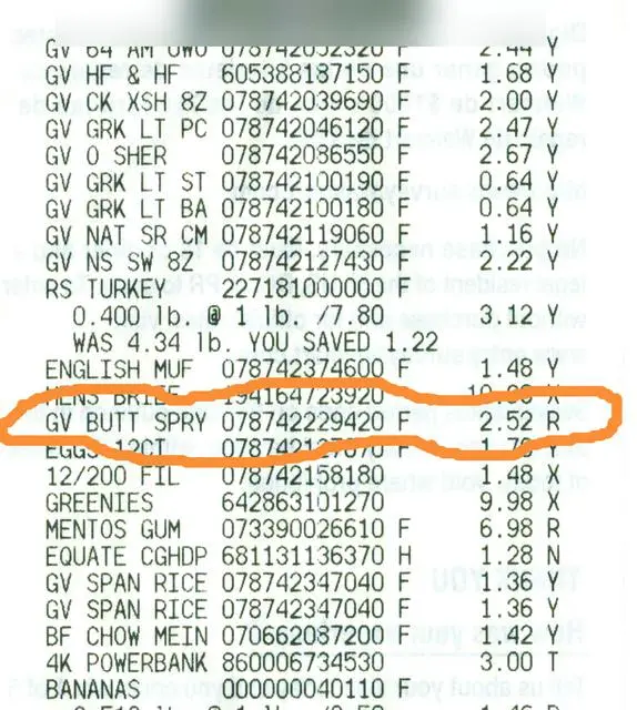 Great Value Butt Spray | Scrolller