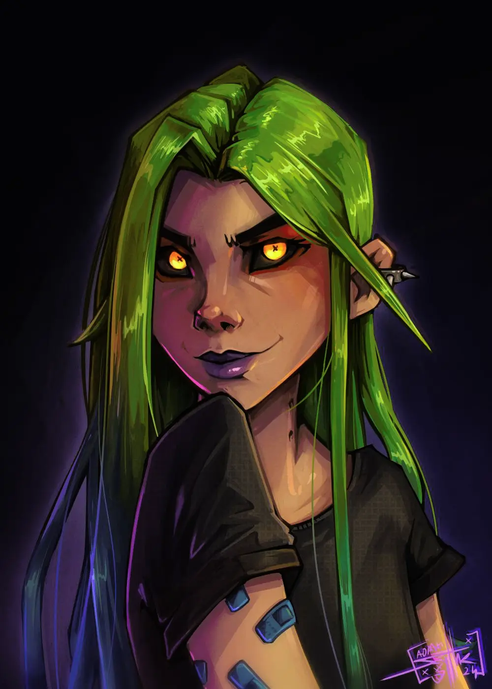 Green, Adam-Scythe Me, Digital, 2024 | Scrolller