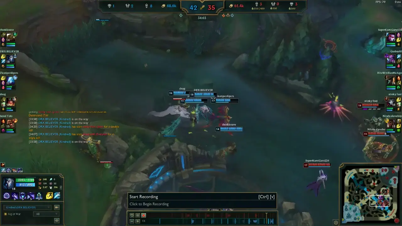 grinding out kindred and came out with this highlight :) | Scrolller