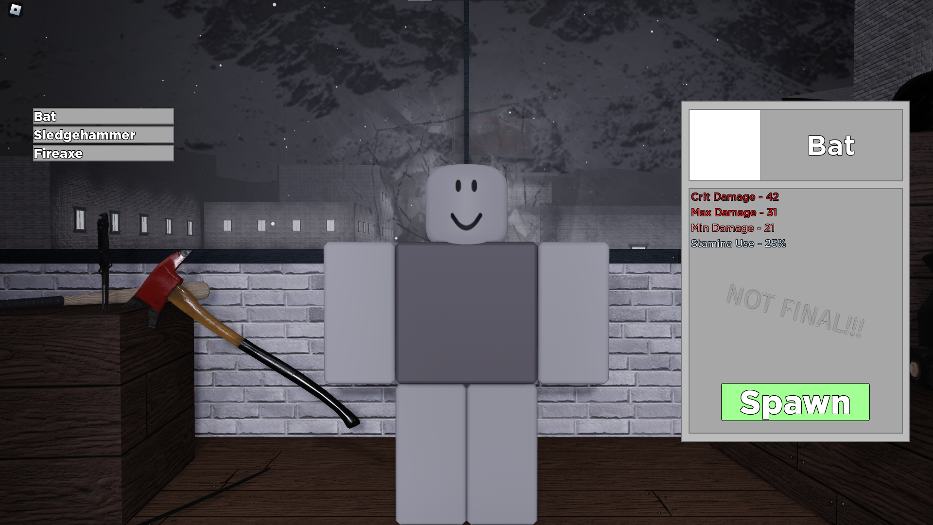 Early progress on my weapon selection screen | Scrolller