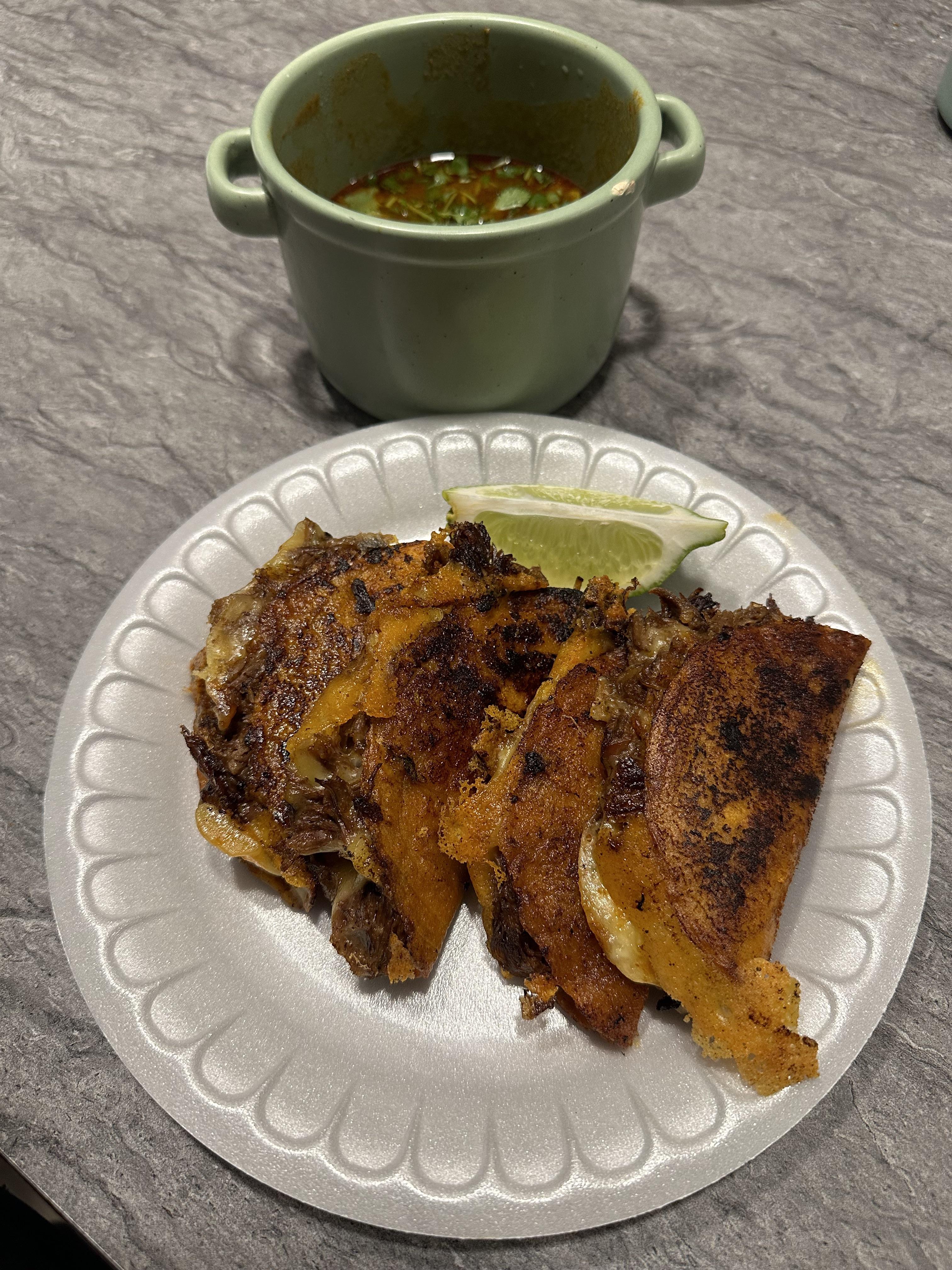 [homemade] quesabirria tacos | Scrolller