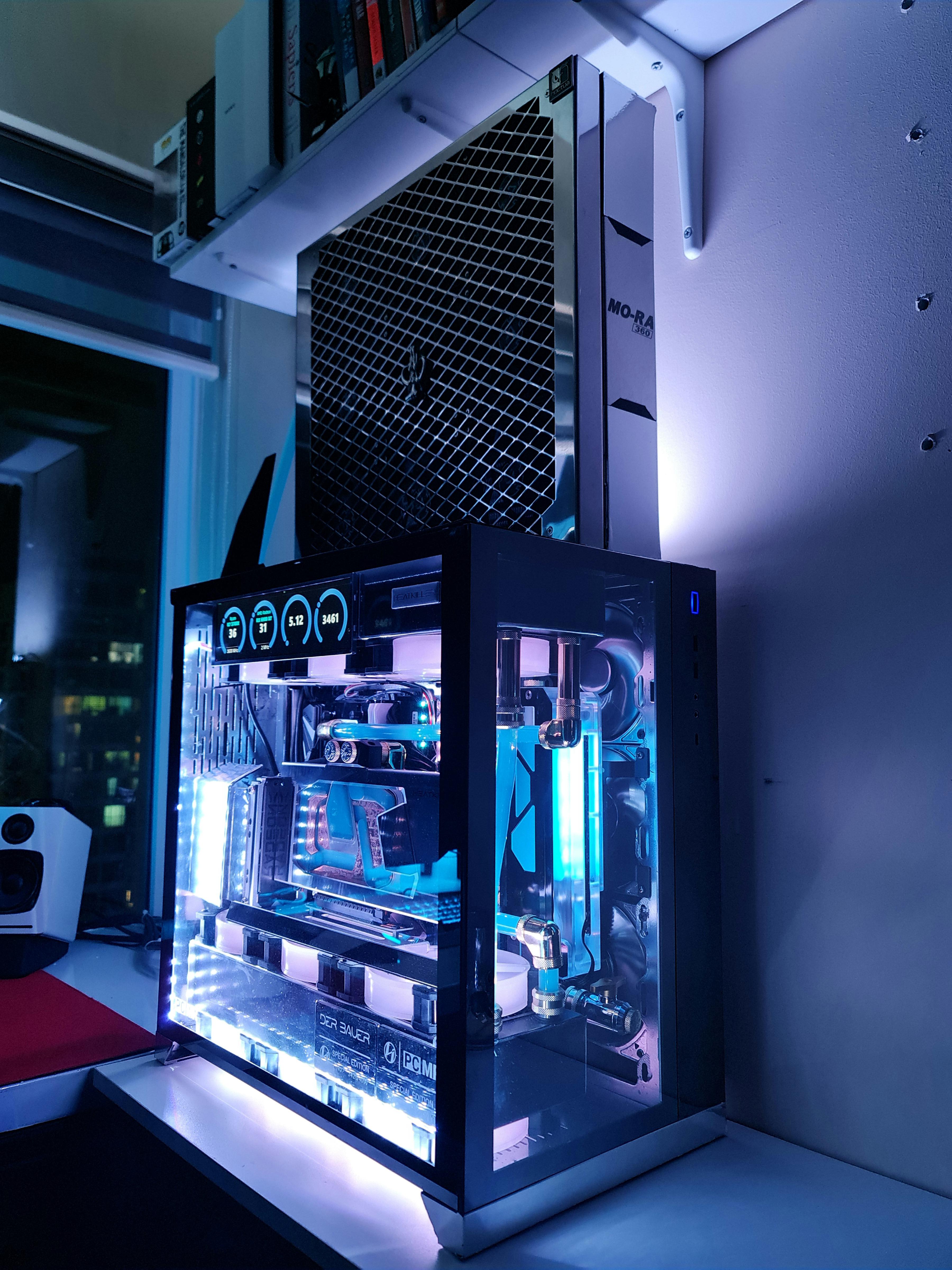 My mini-itx build. Probably one of the few who moved from SFF to full sized case, but I tried to ...