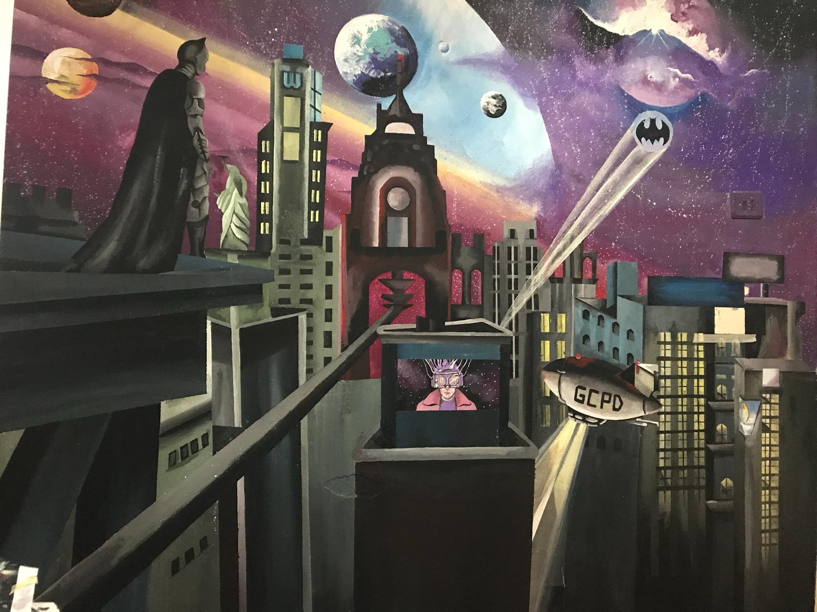 Wall of my room batman mural | Scrolller