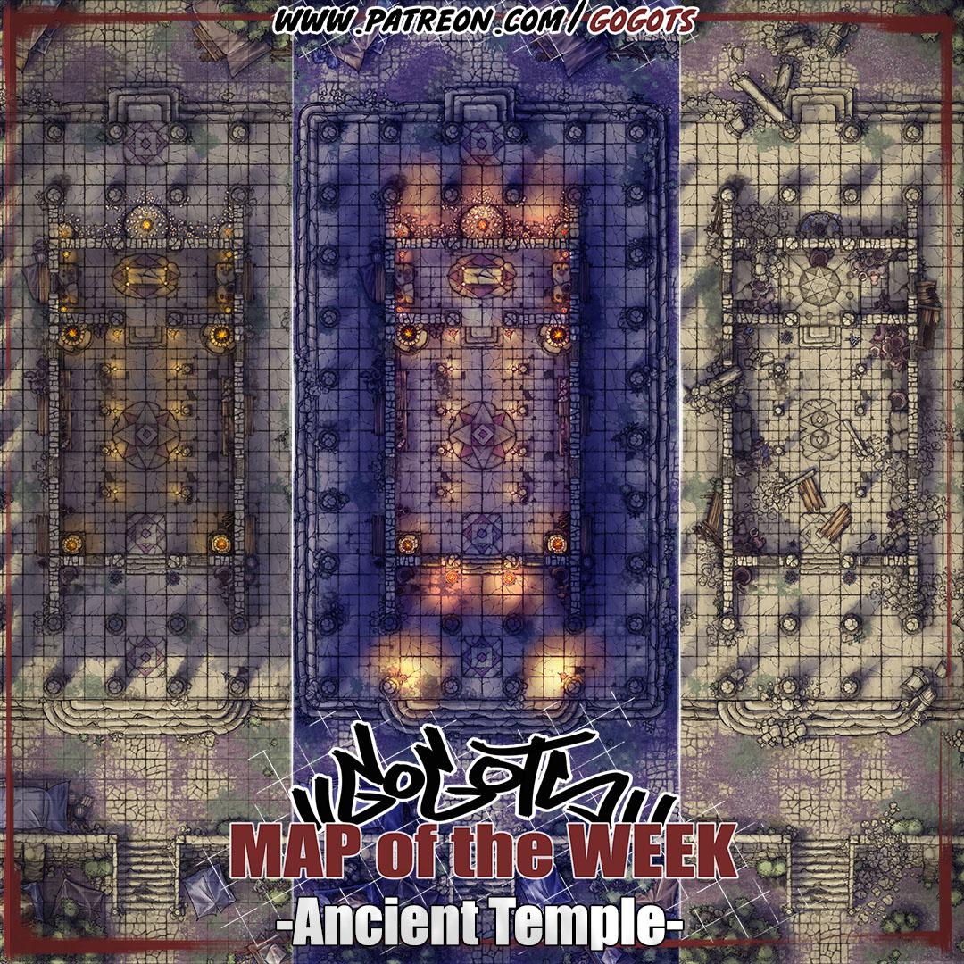 Arena and Temple (Grid 50p) | Scrolller