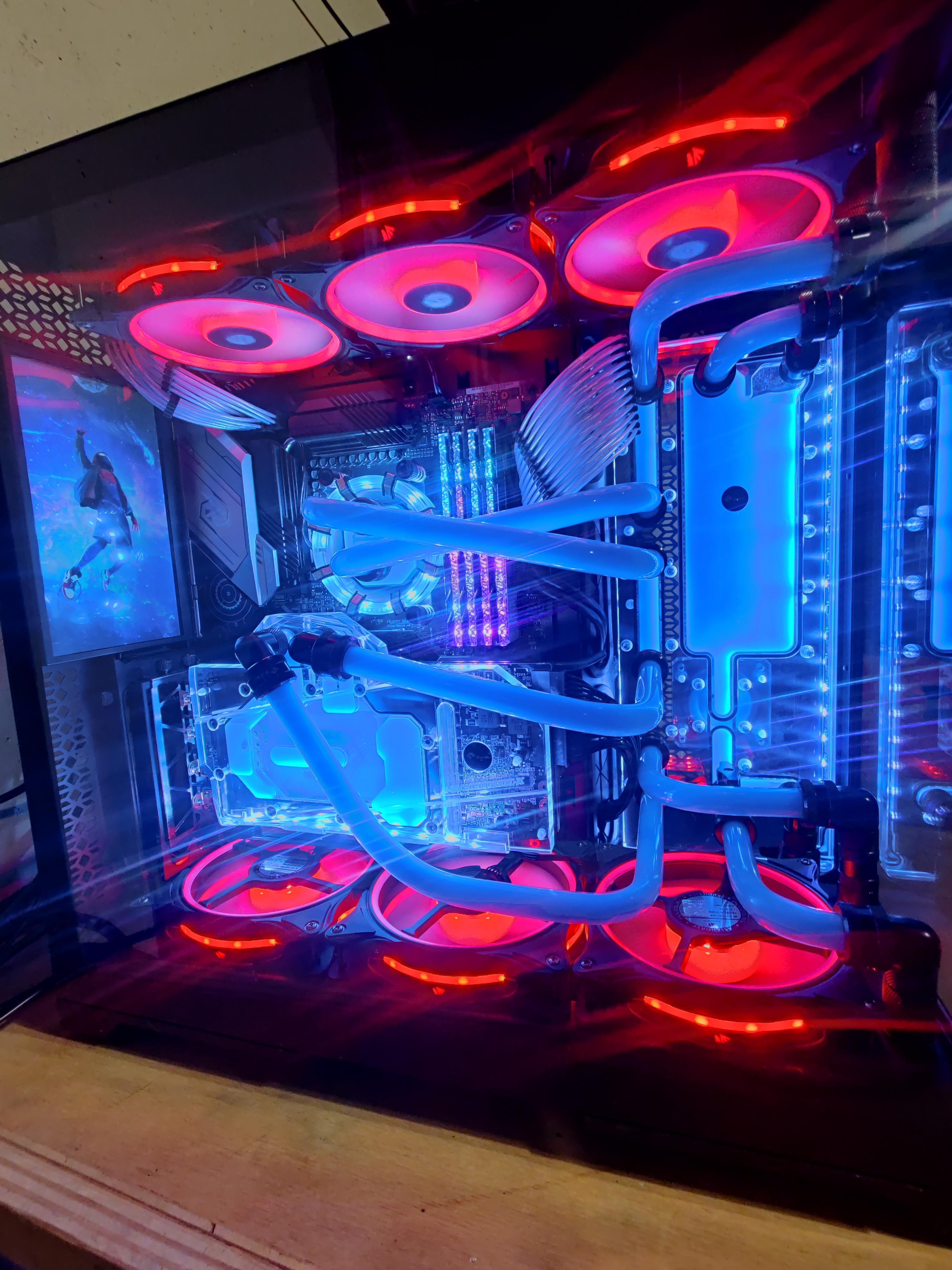 First water cooled build - Spiderman theme. What do you think? | Scrolller