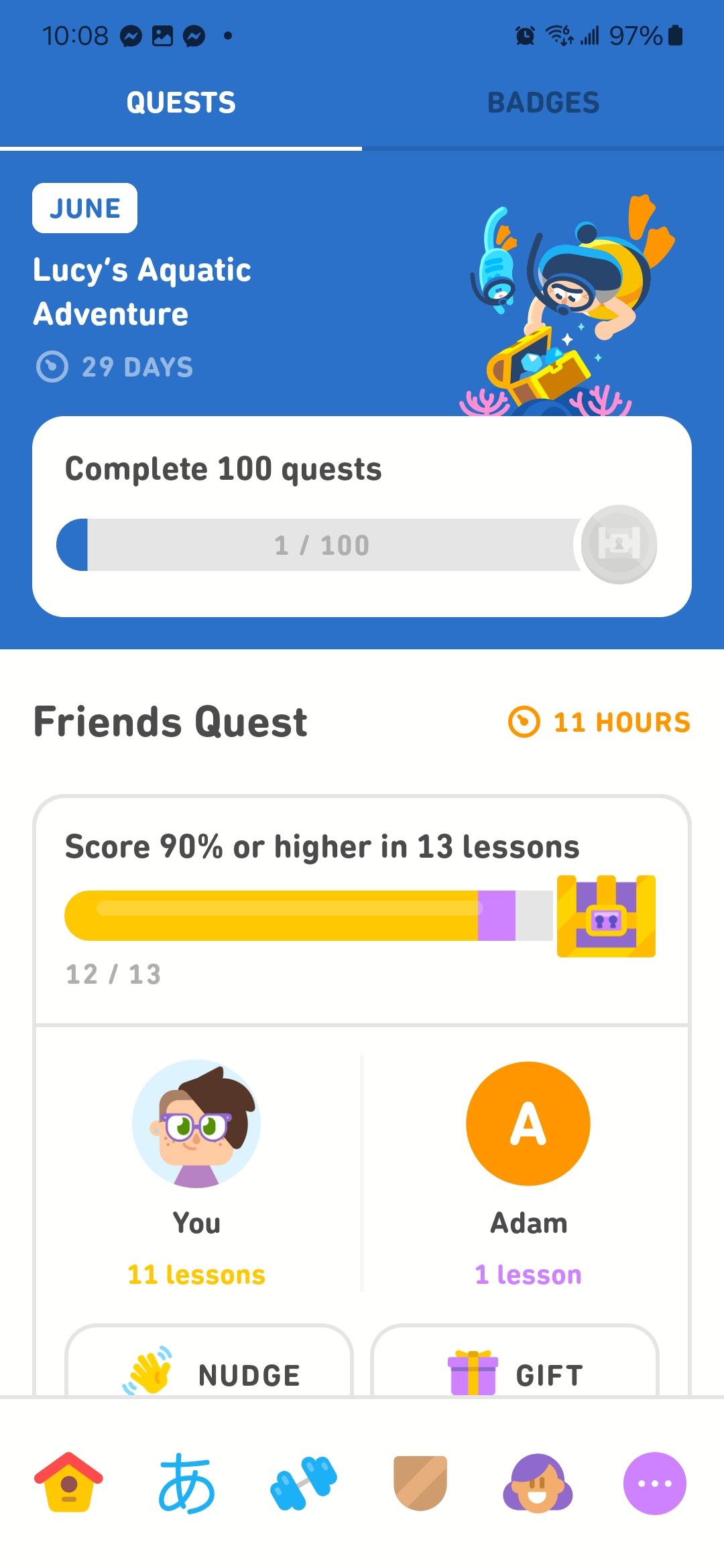 Not getting credit for quests completed | Scrolller