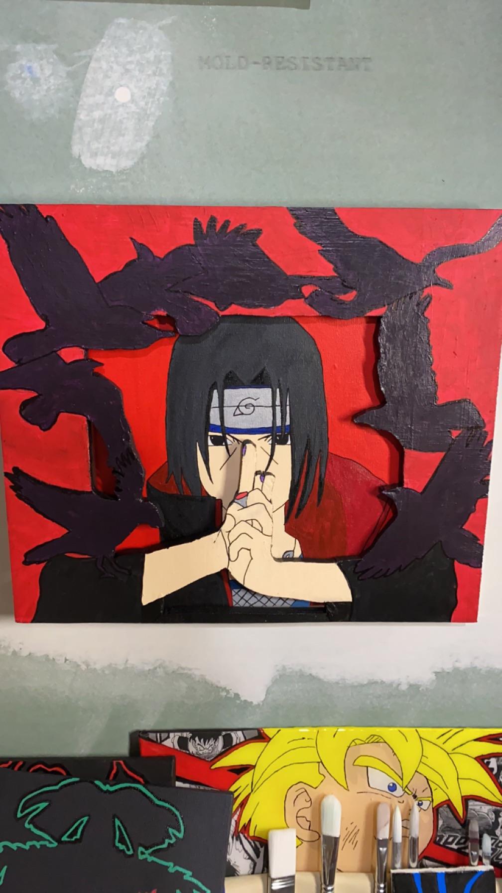 OC painting Itachi | Scrolller