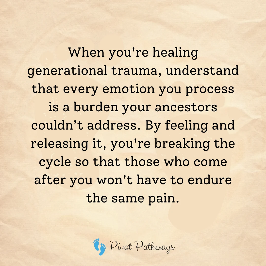 Healing Generational Trauma [image] | Scrolller