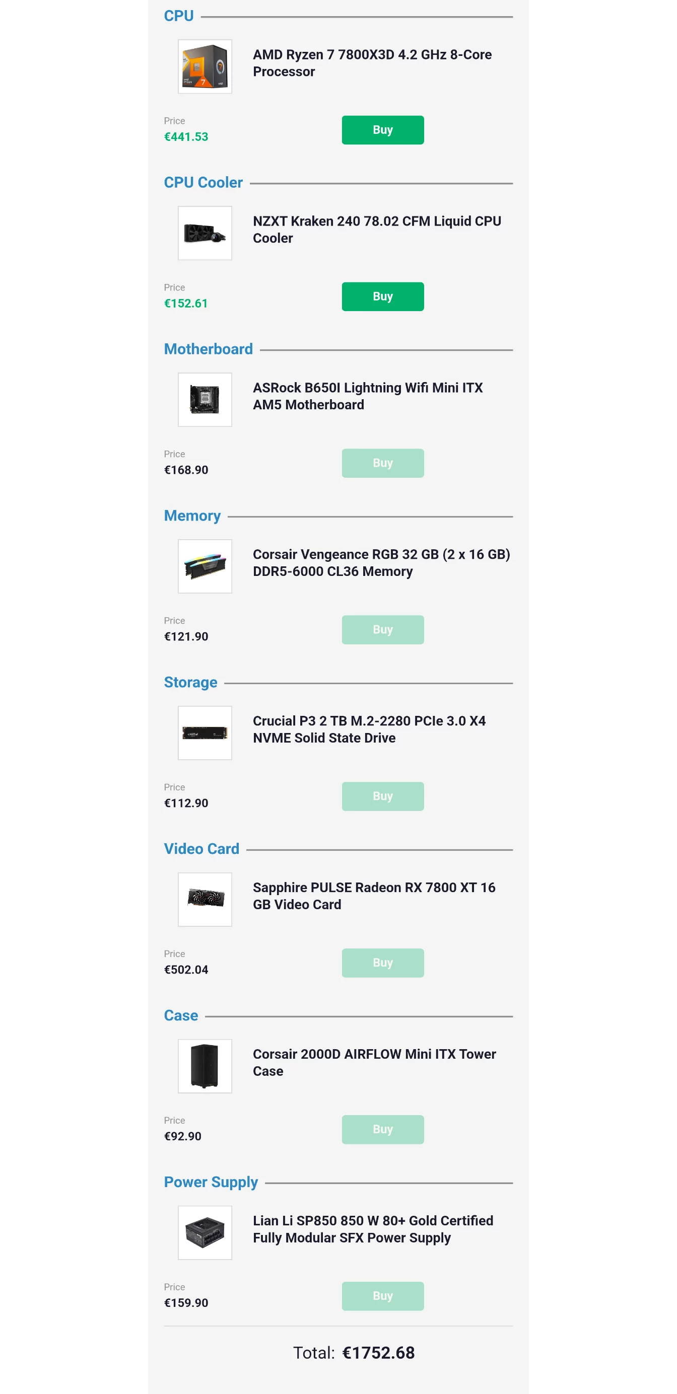 Help picking out parts | Scrolller