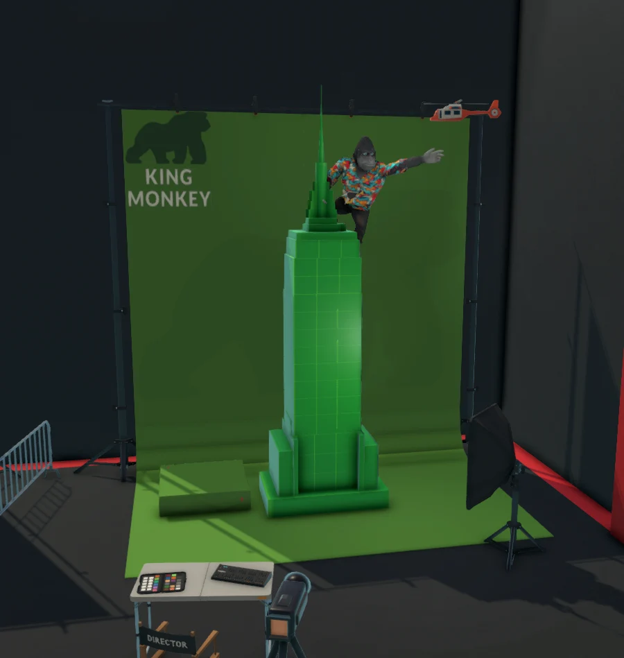 hi i wanted to make king kong referance to my "Toilet Party" Steam Game how is it look like ...