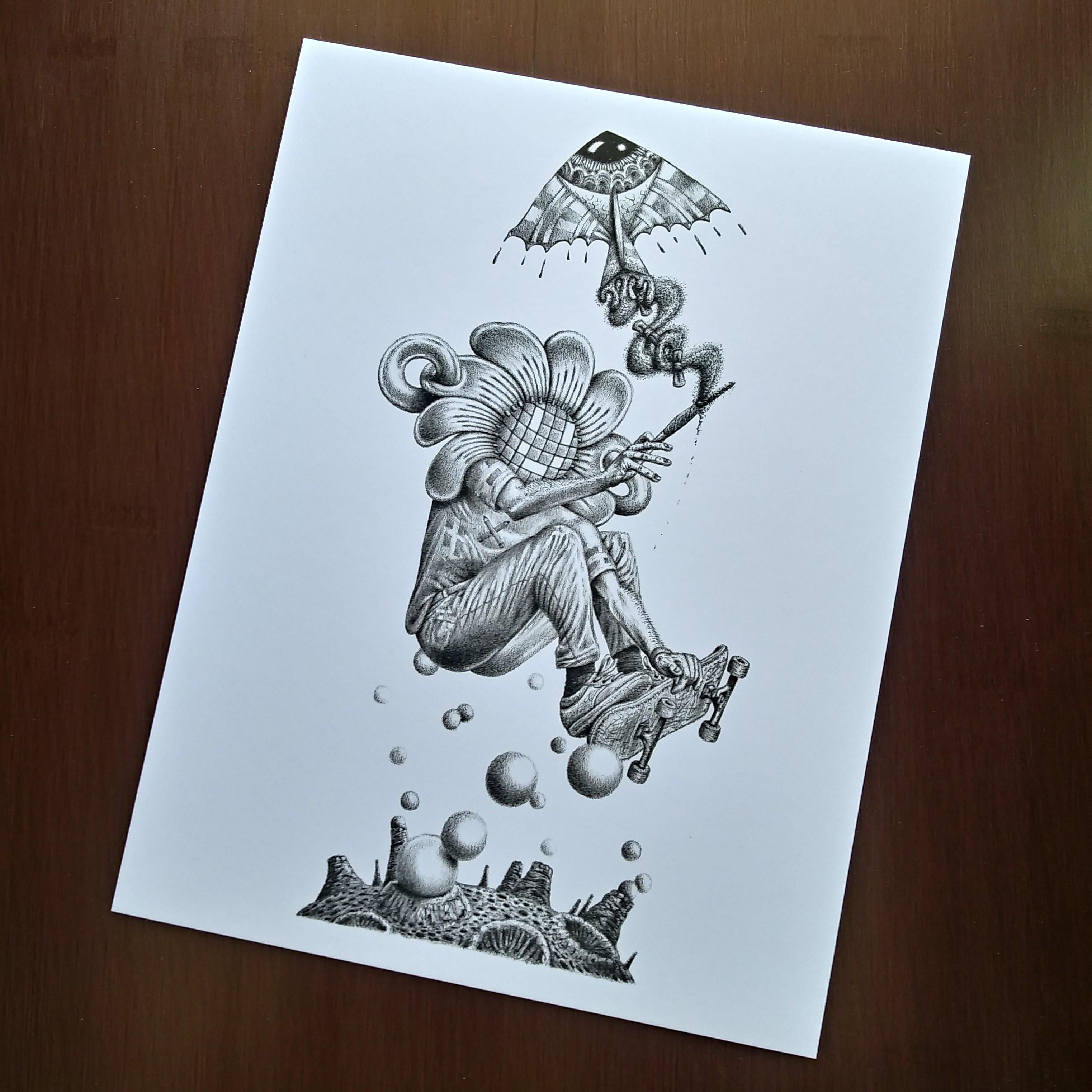 high as a kite drawing I made | Scrolller