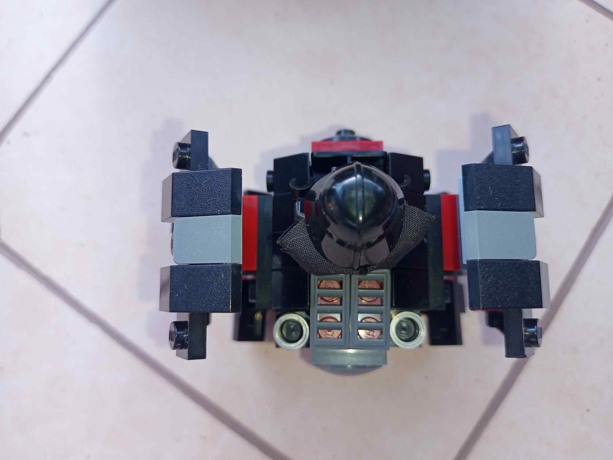 Darth Vader's TIE Advanced Microfighter MOC from the Darth Vader Mech set 75368 | Scrolller