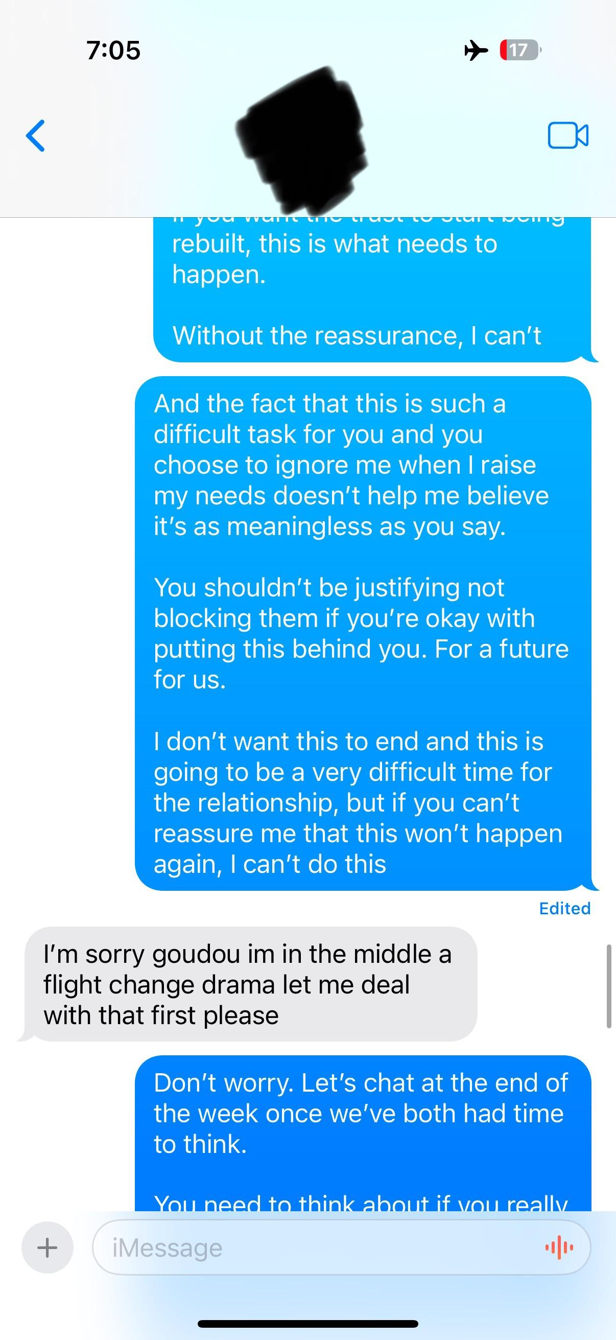 Partner (ex) justifying his virtual cheating because ‘there’s no emotion and it’s meaningless ...