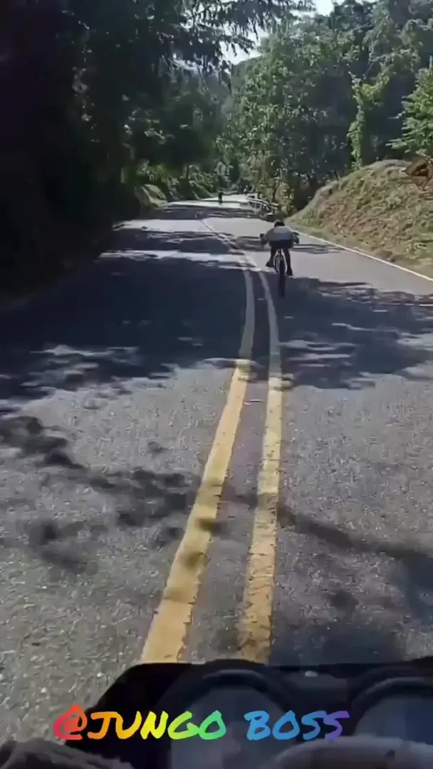 HMB while I race my bicycle down this mountain road | Scrolller