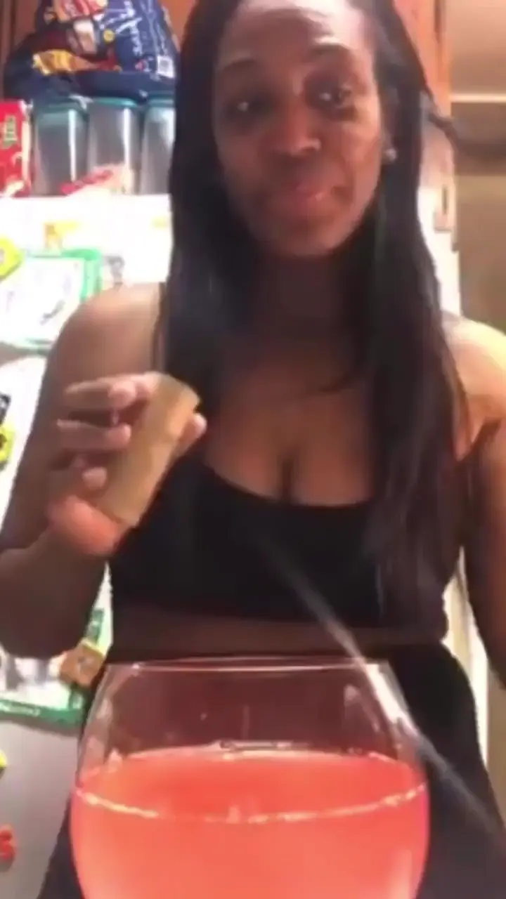 HMC drinking through a toilet paper roll | Scrolller