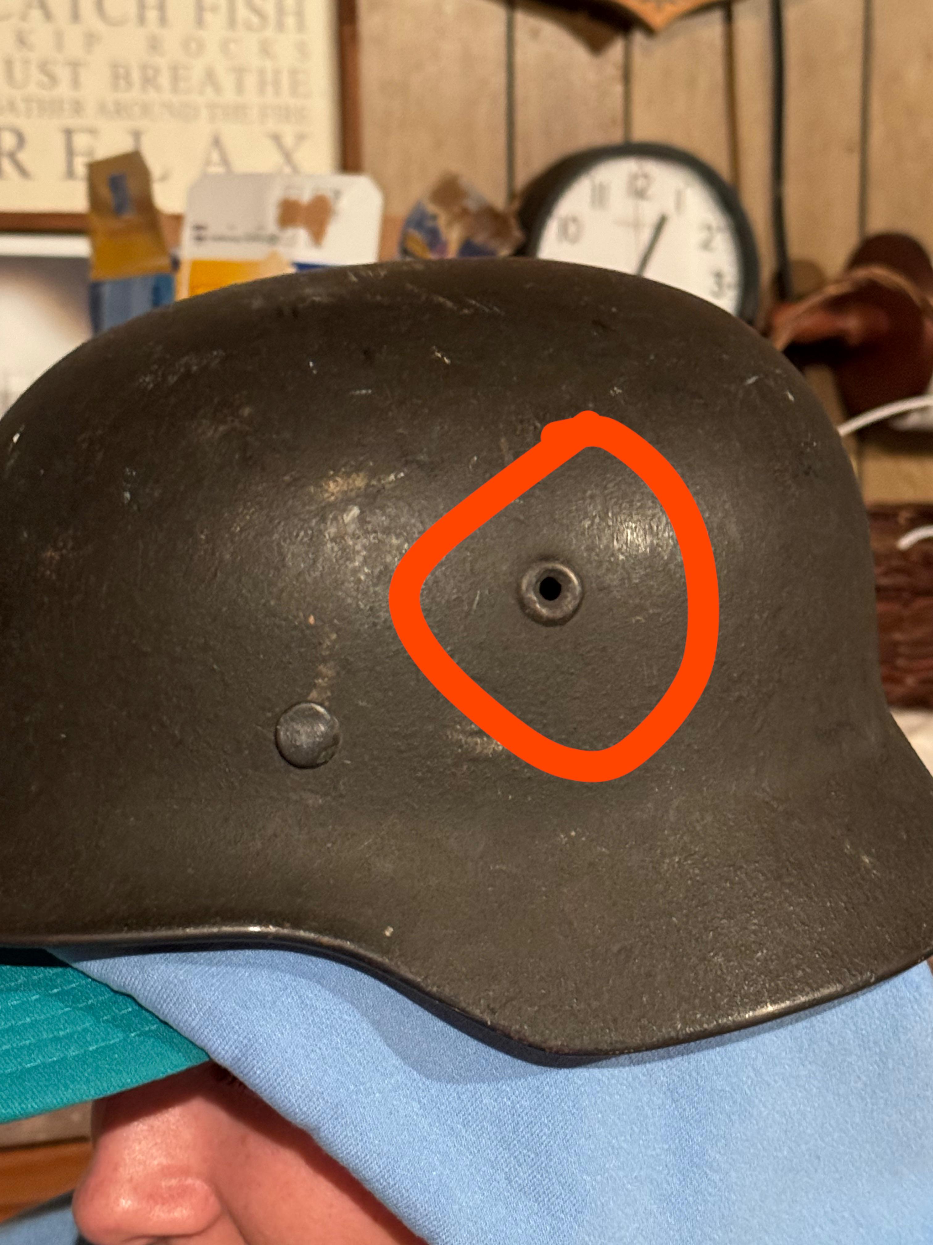 Holes in Nazi Helmet | Scrolller