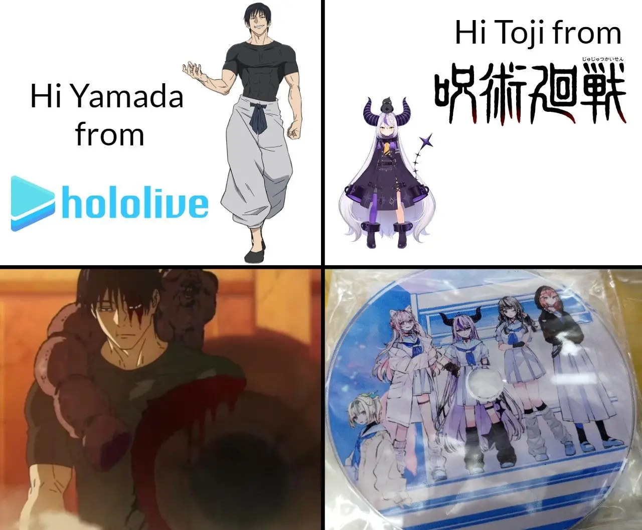 Hololive making a Toji reference | Scrolller