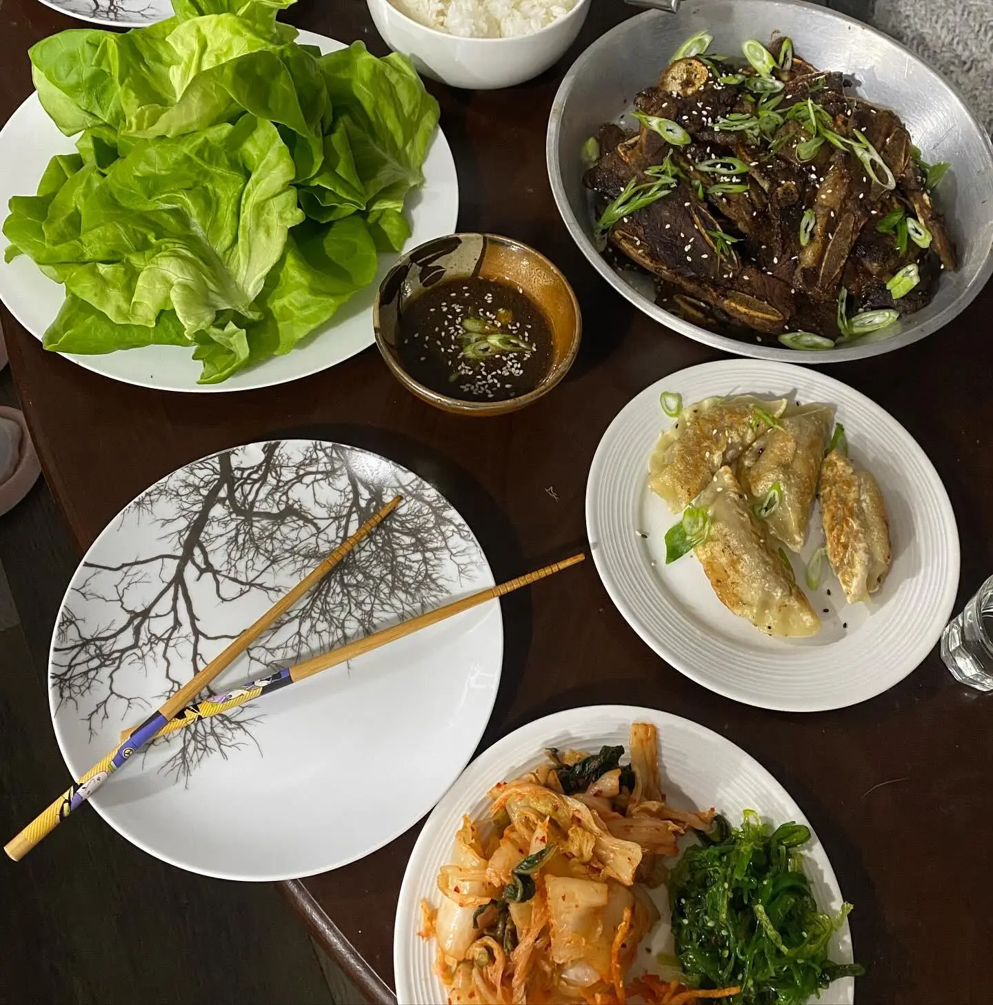 Homemade Korean kalbi chim to go with new batch of homemade Kimchi ...