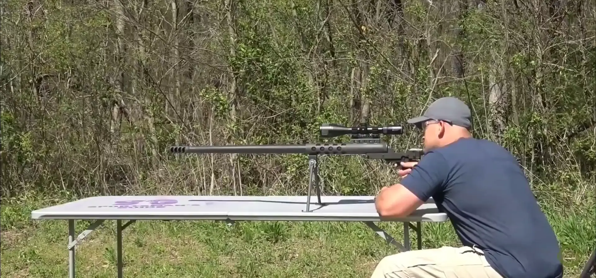 Hot loaded .50 cal explodes | Scrolller