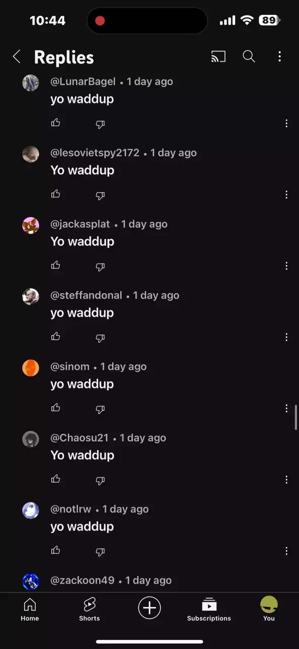 How dare he break the chain | Scrolller