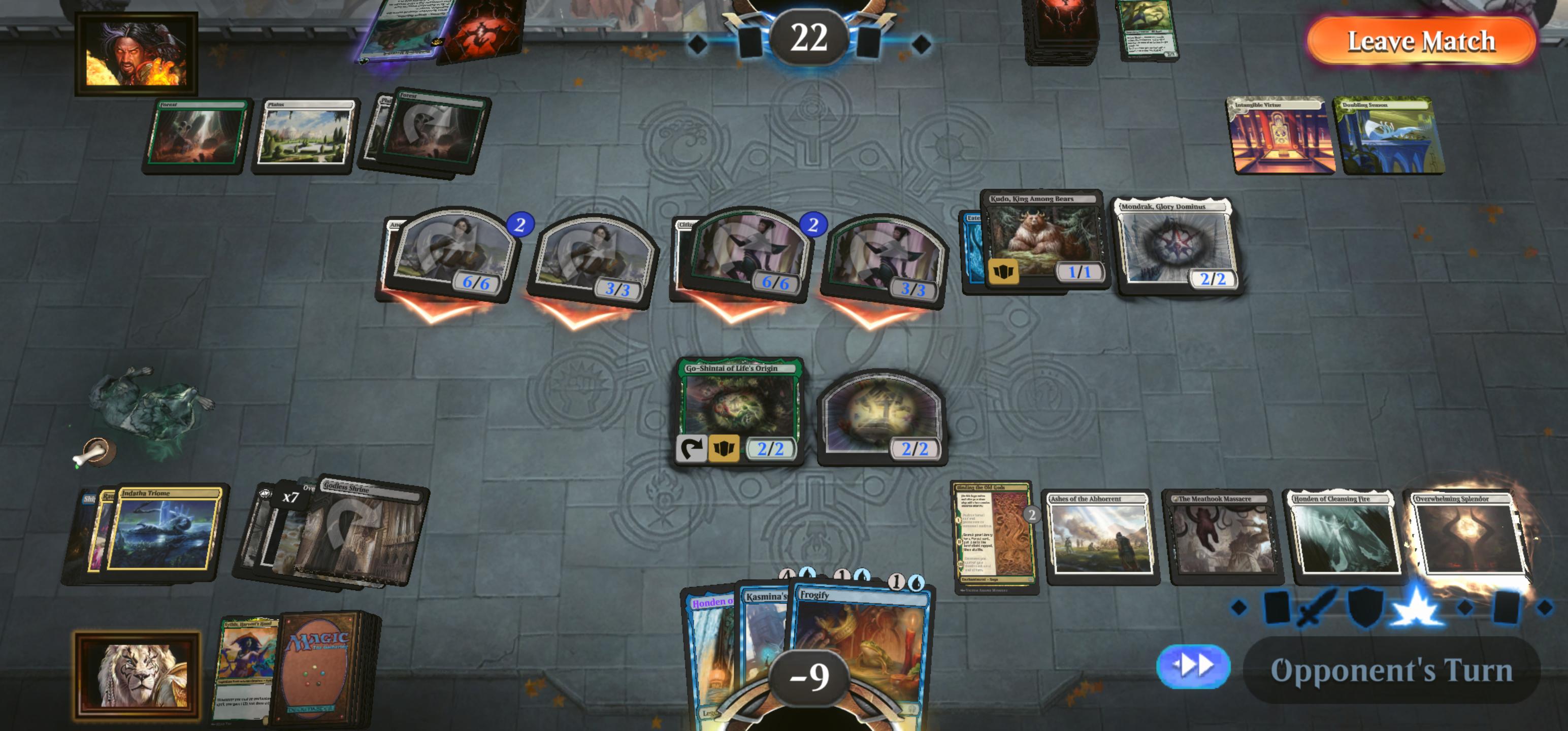 How did my creatures become 2/2 with overwhelming splendor out? | Scrolller