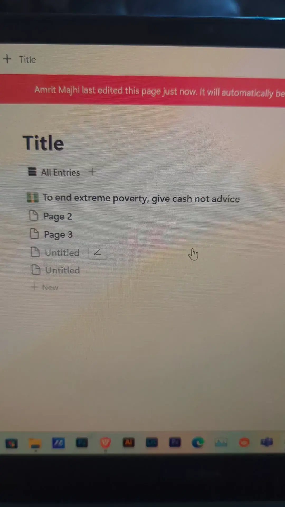 How to make new list without previous information? | Scrolller