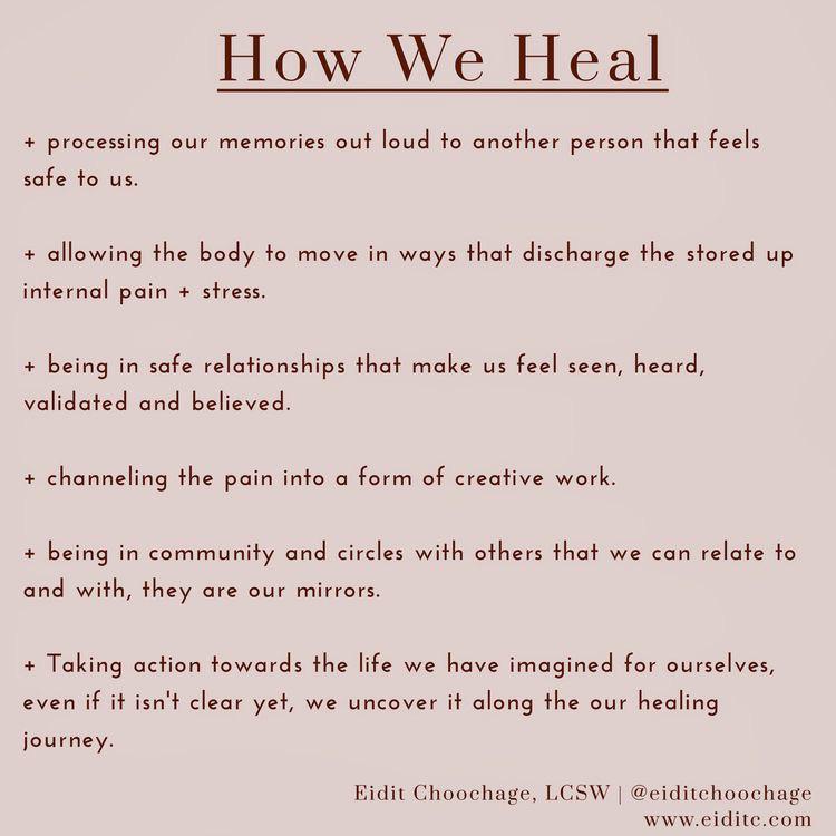 How we heal | Scrolller