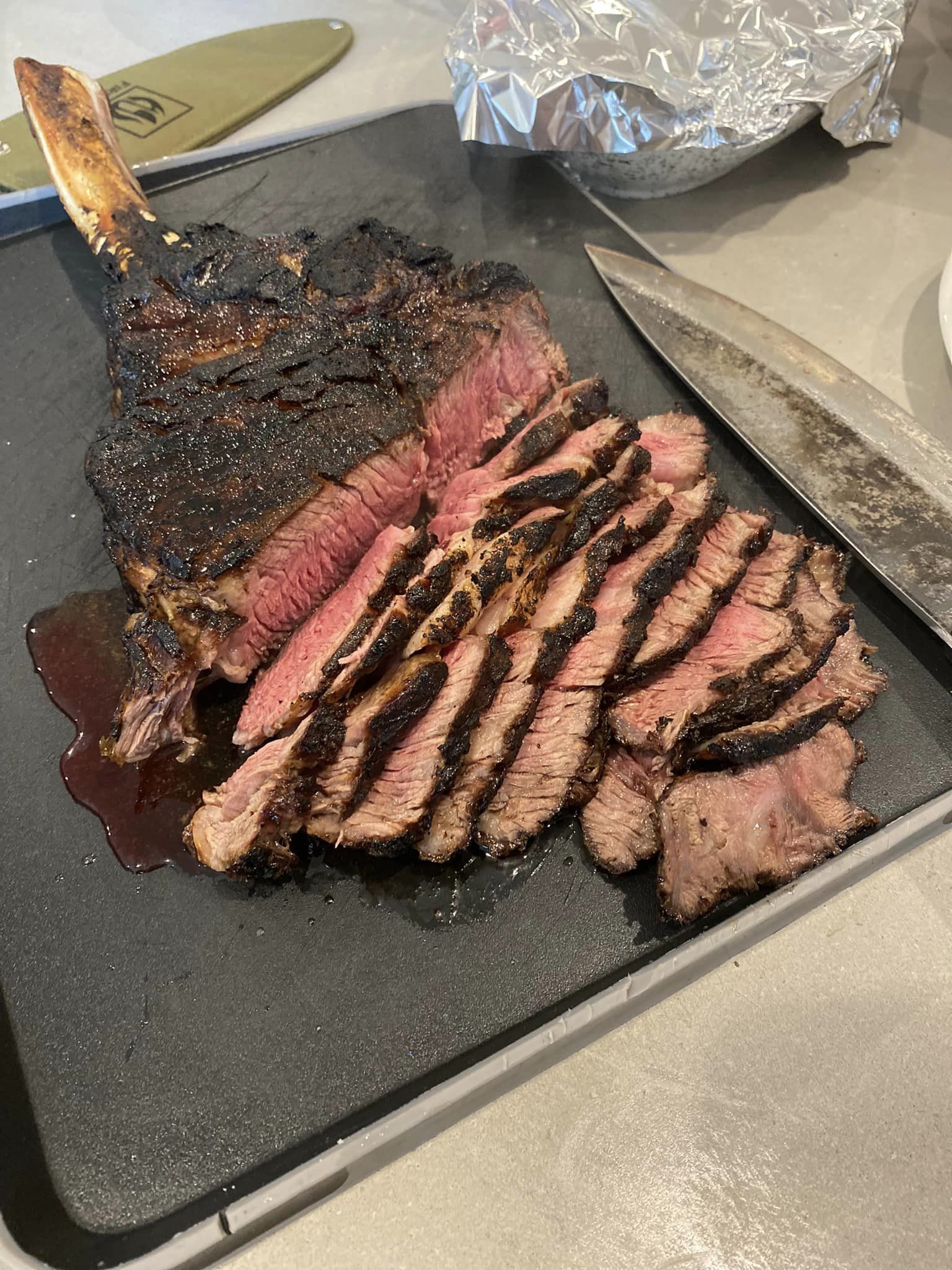 Discover more like Grilling: First tomahawk and first attempt at a reverse sear. and Related ...