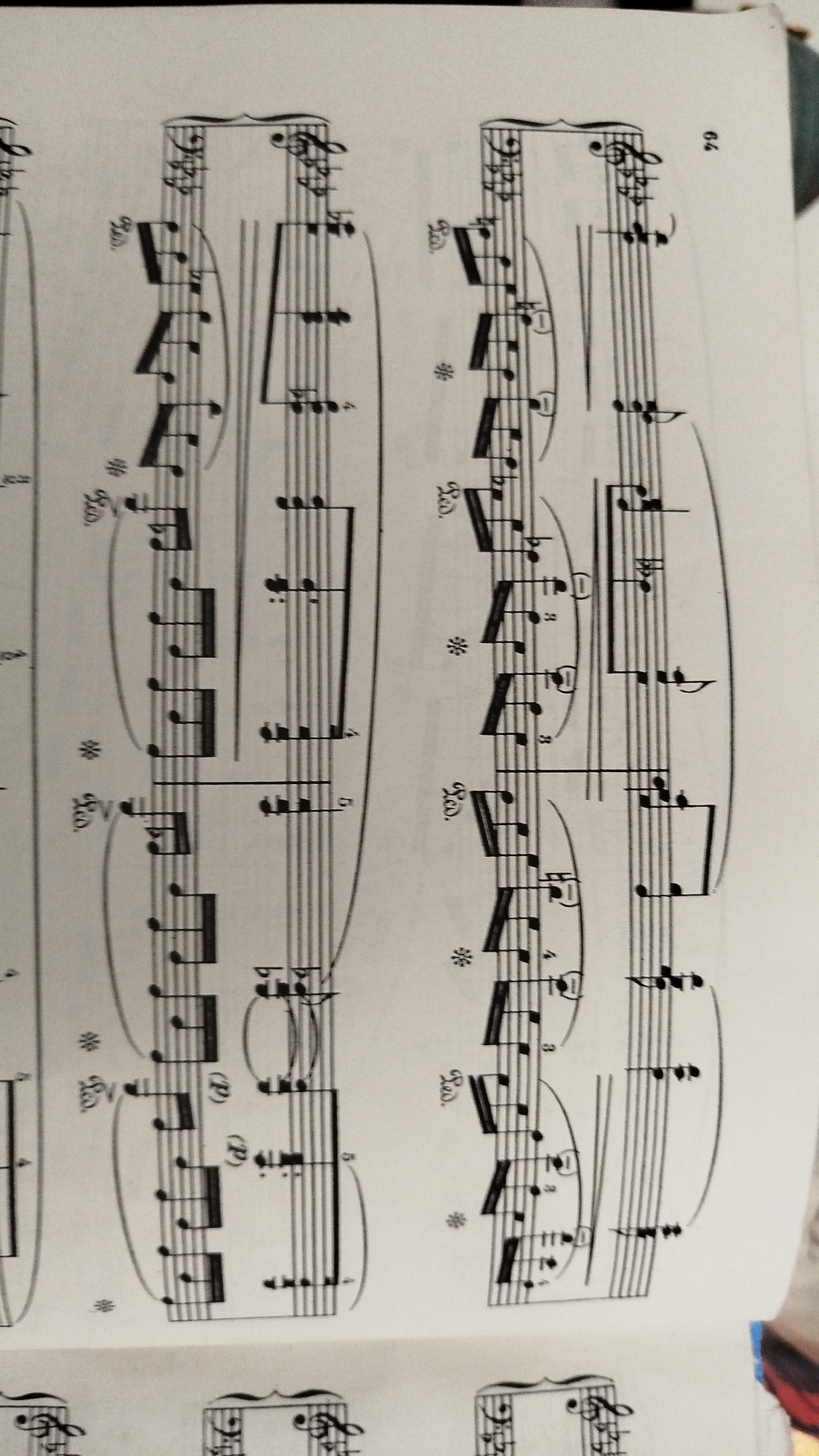 Help with finger numbers, Ballade 4 | Scrolller