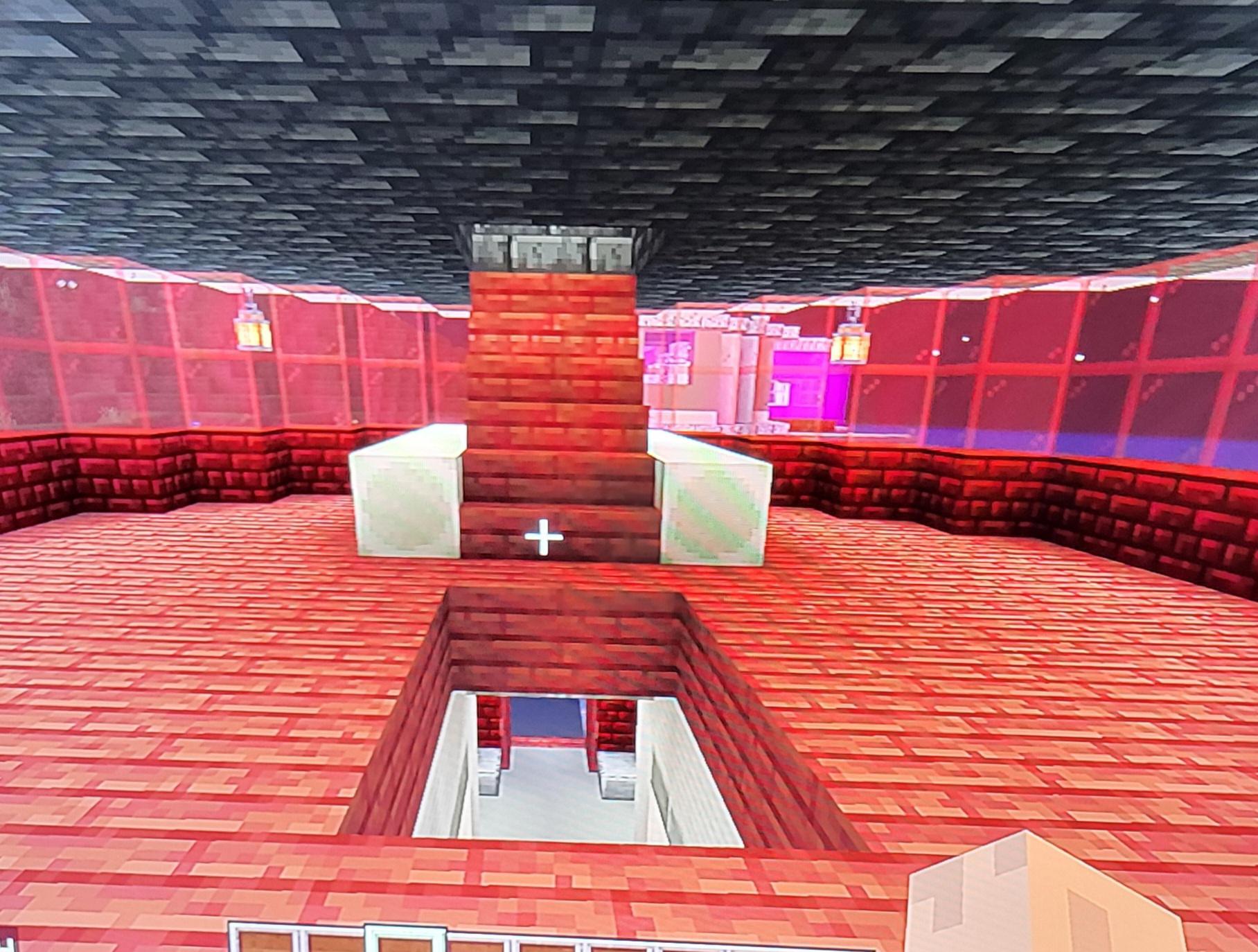 Red tower at sea | Scrolller