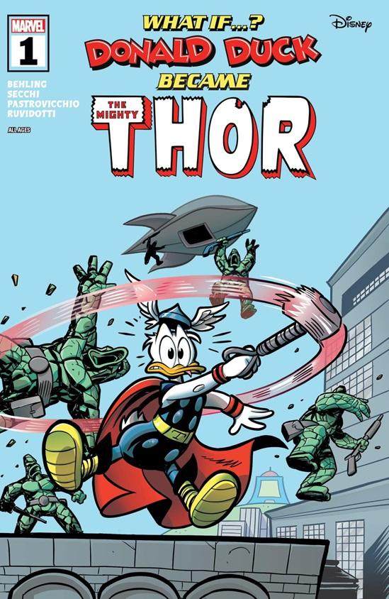 New Marvel homage! What If...? Donald Duck Became the Mighty Thor #1 / Journey into Mystery ...
