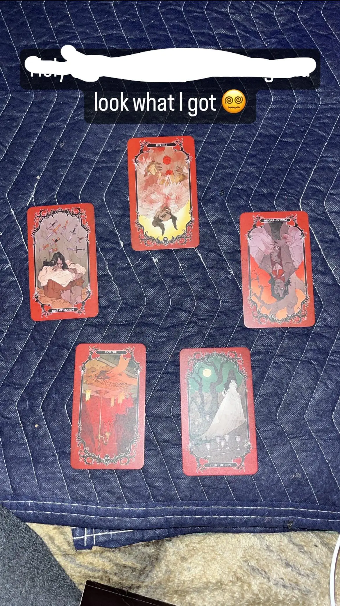 I just got these cards fall out of my deck can someone tell me what it ...