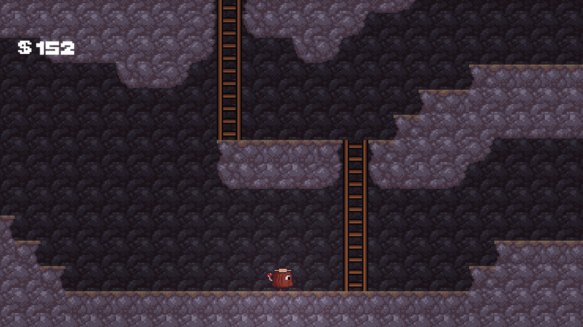 I made a mining system! on the top left you can see how much cash you ...