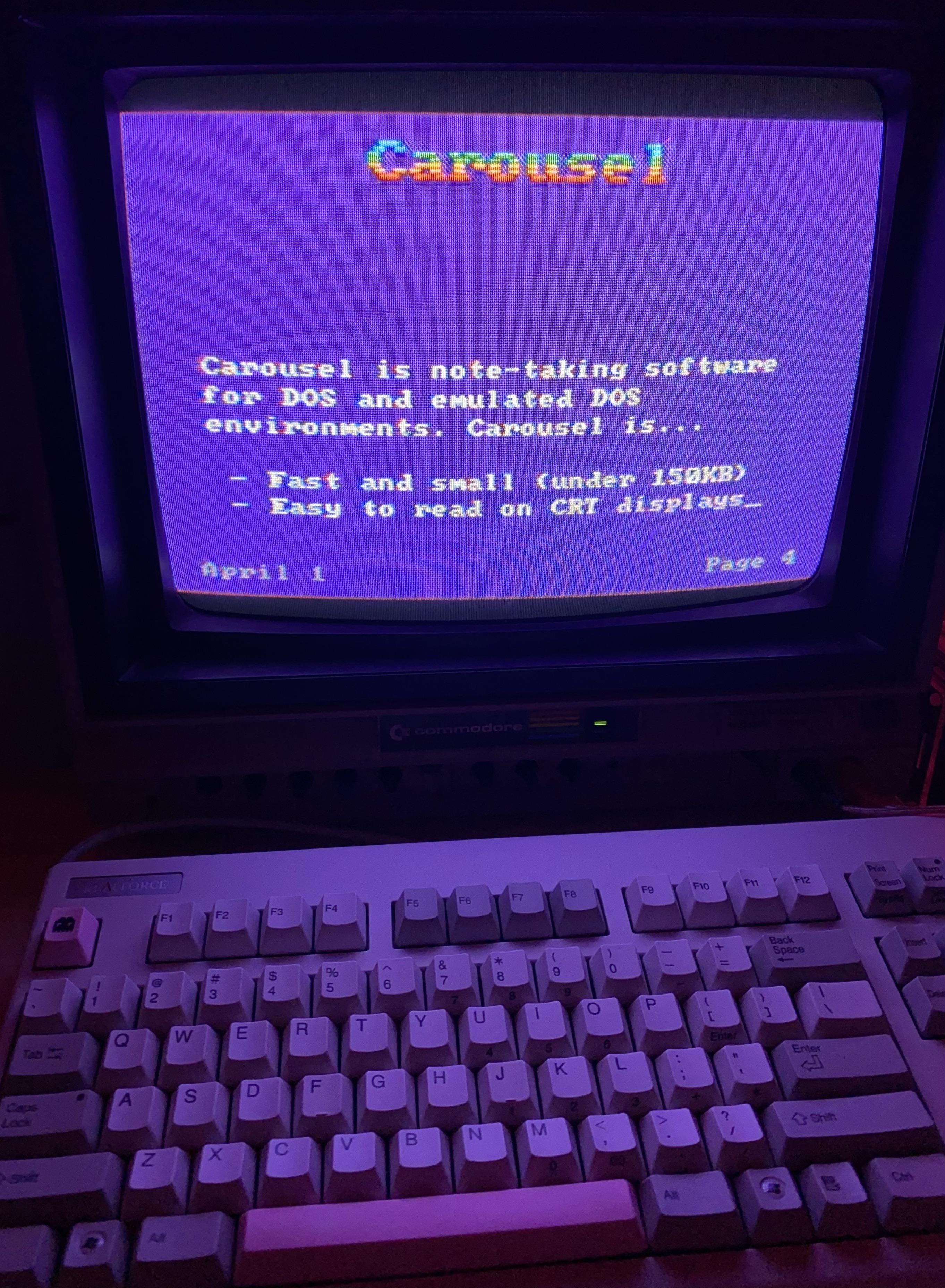 I made a "typewriter" for DOS | Scrolller