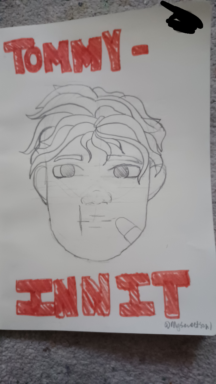 I made my first time drawing Tommy | Scrolller