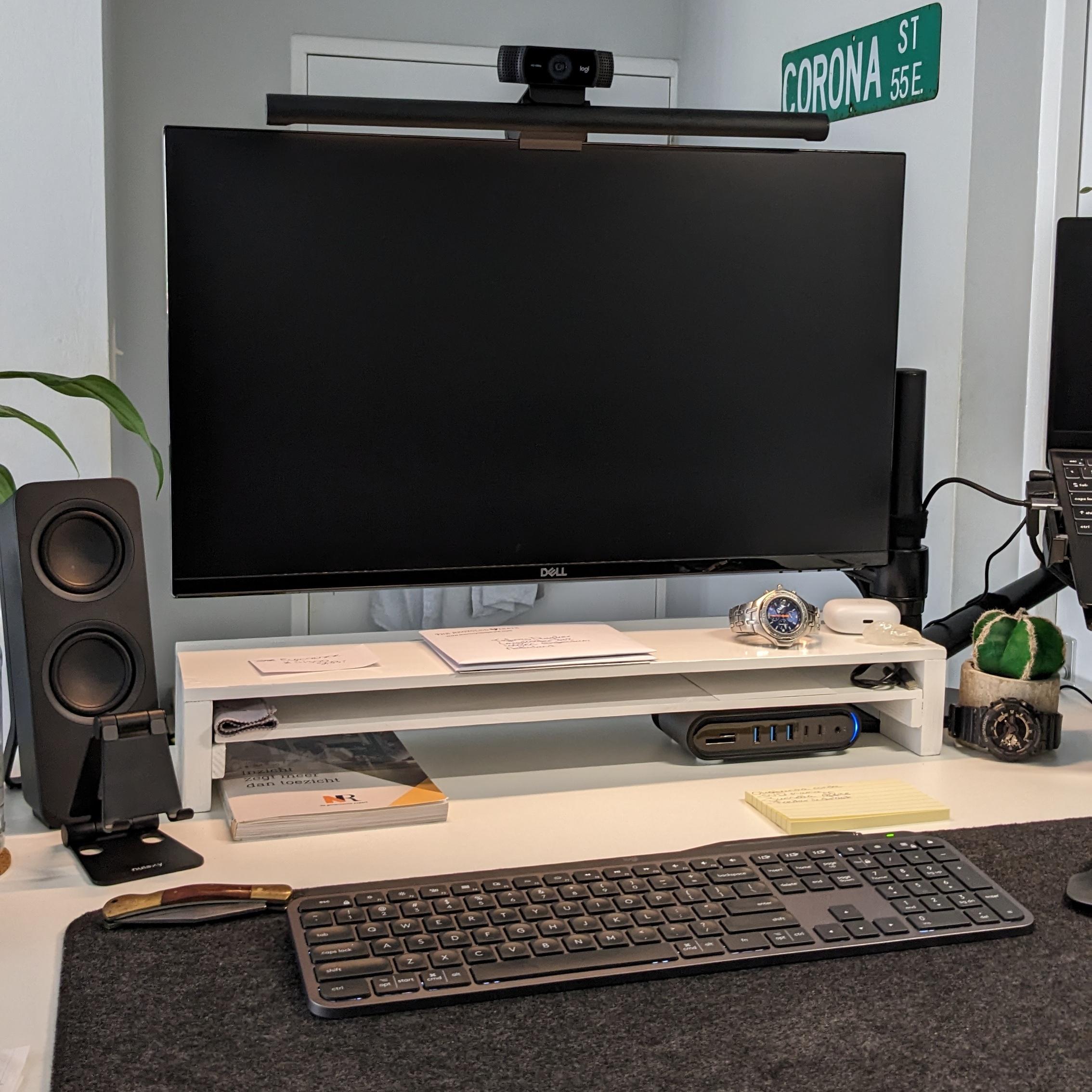 Discover more like WorkspacePorn: I made my own custom Monitor Desk Riser after doing months of ...