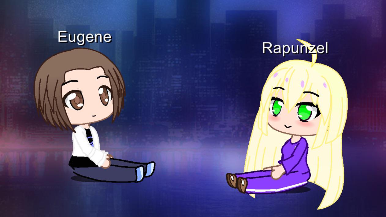 I made Rapunzel and Eugene in Gacha Club | Scrolller