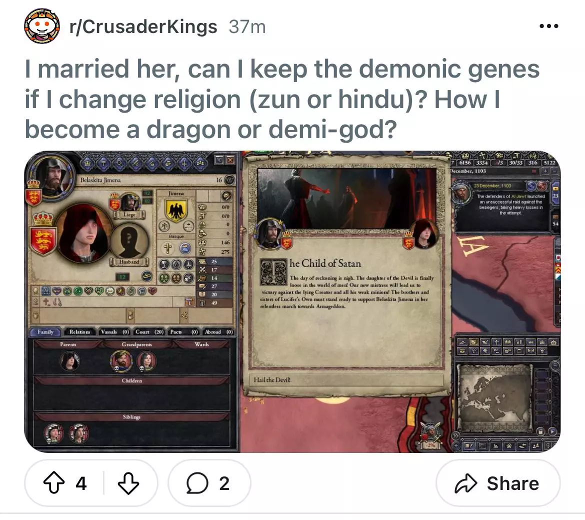 I miss old ck2 madness | Scrolller