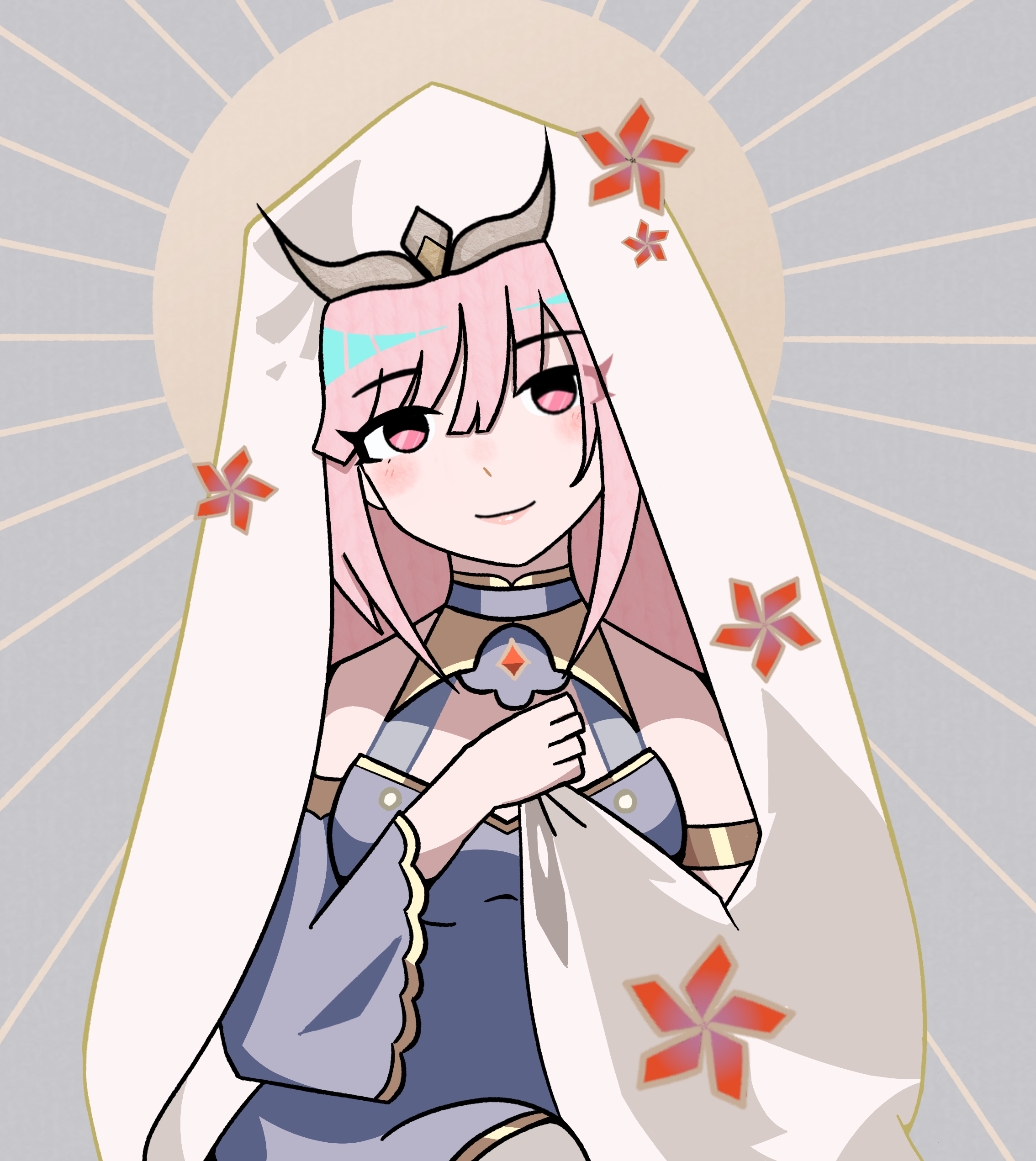 I redrew the 'your mori' album cover! | Scrolller