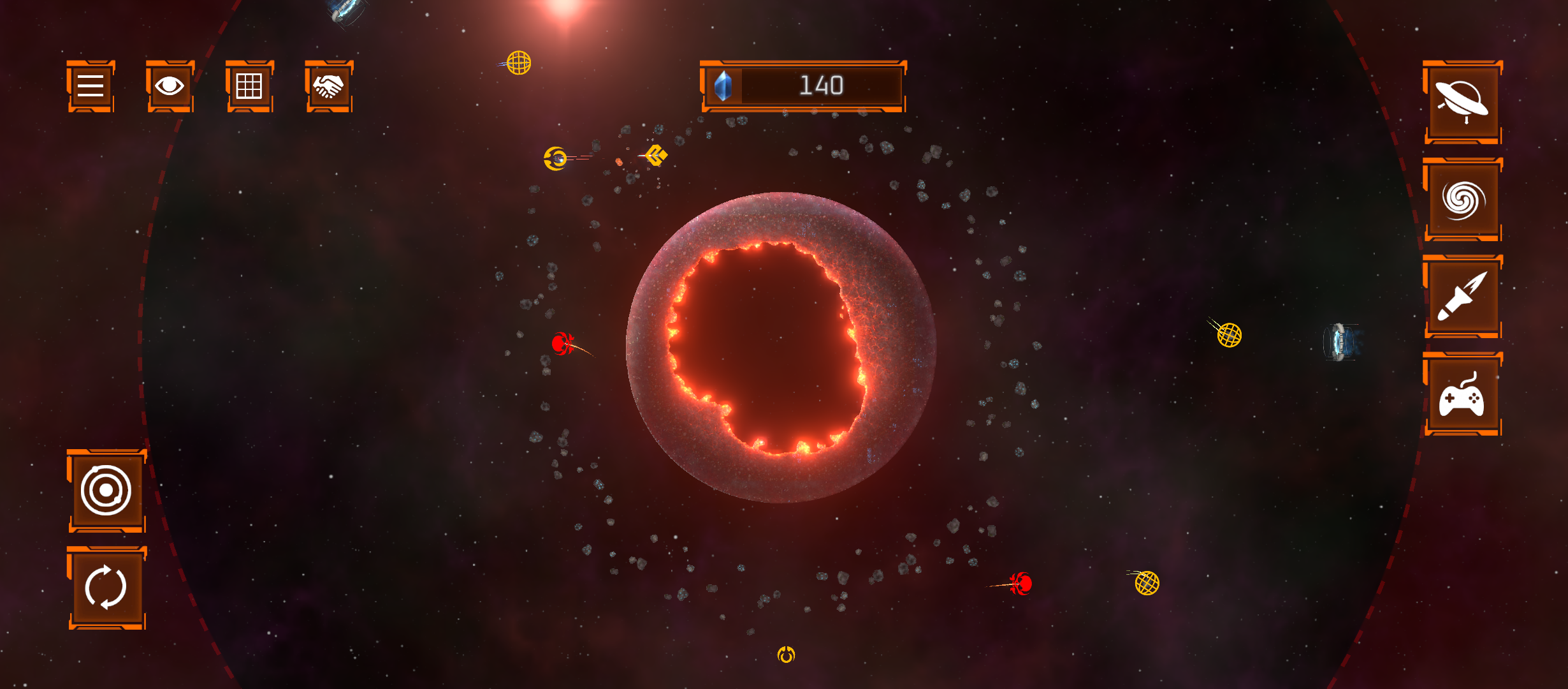 I was playing Solar Smash 2D and this reminded me of something.... | Scrolller