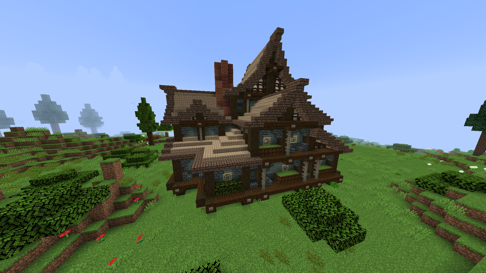 Cool medieval house i built :) | Scrolller