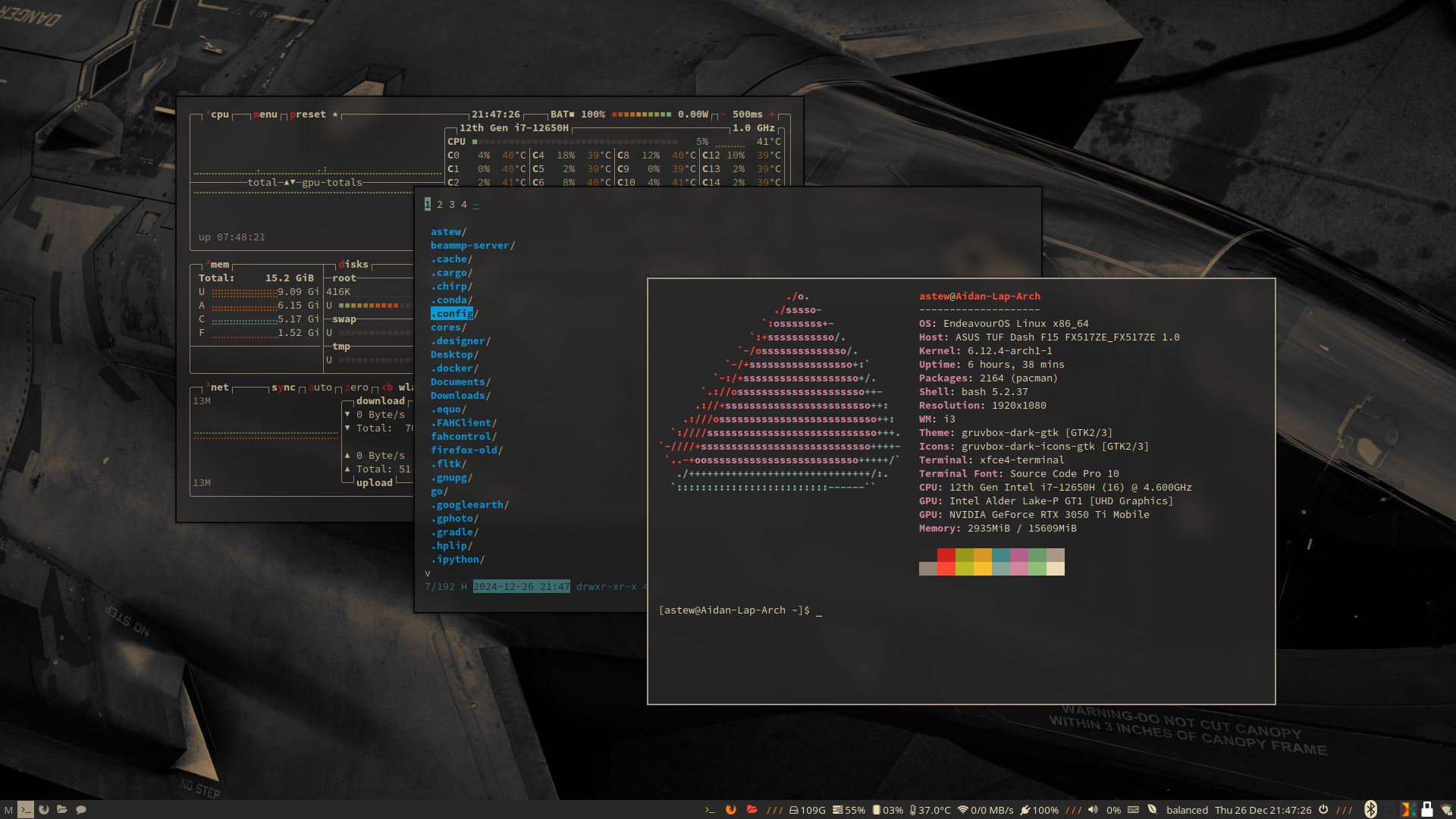 [i3wm] My First-Year Anniversary with Linux (Gruvbox) | Scrolller