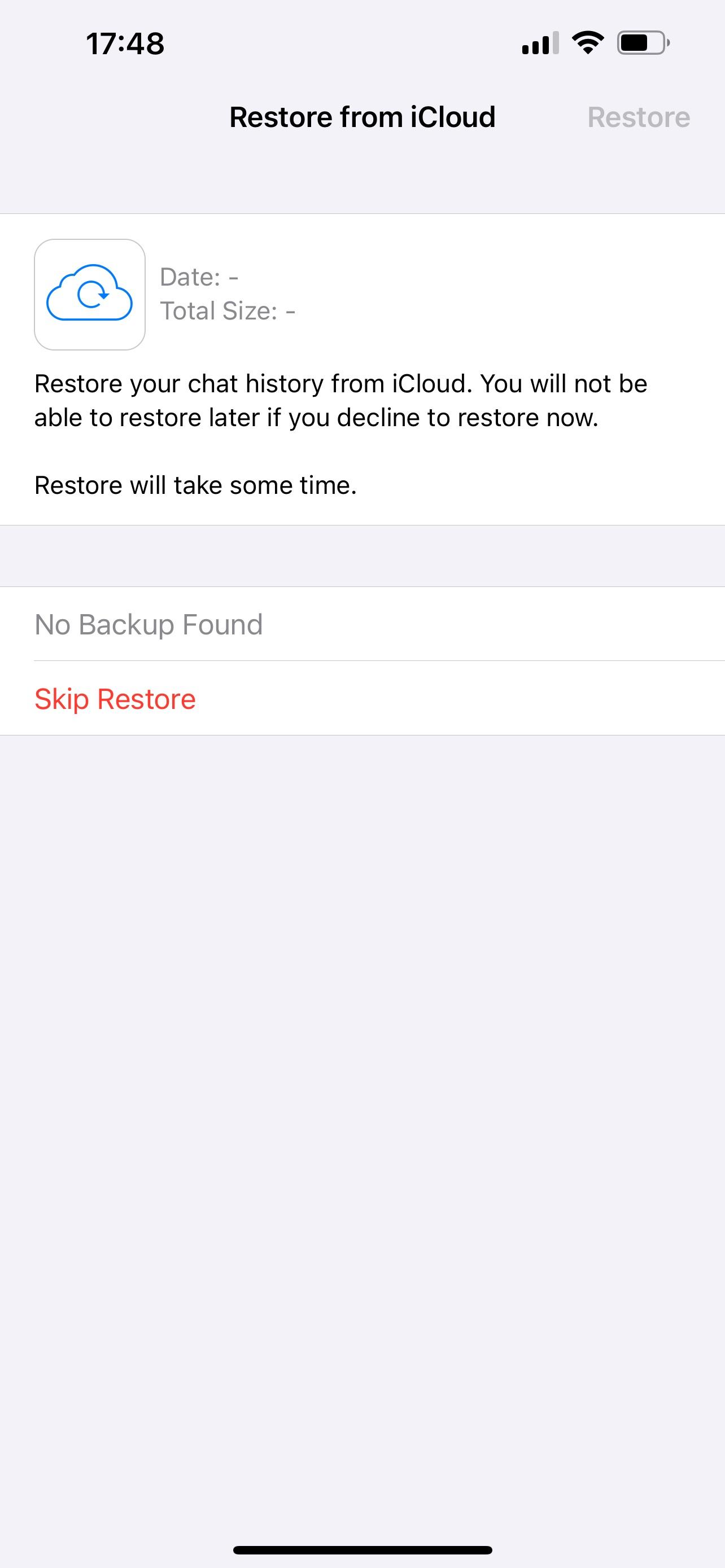 Restore iCloud Backup | Scrolller