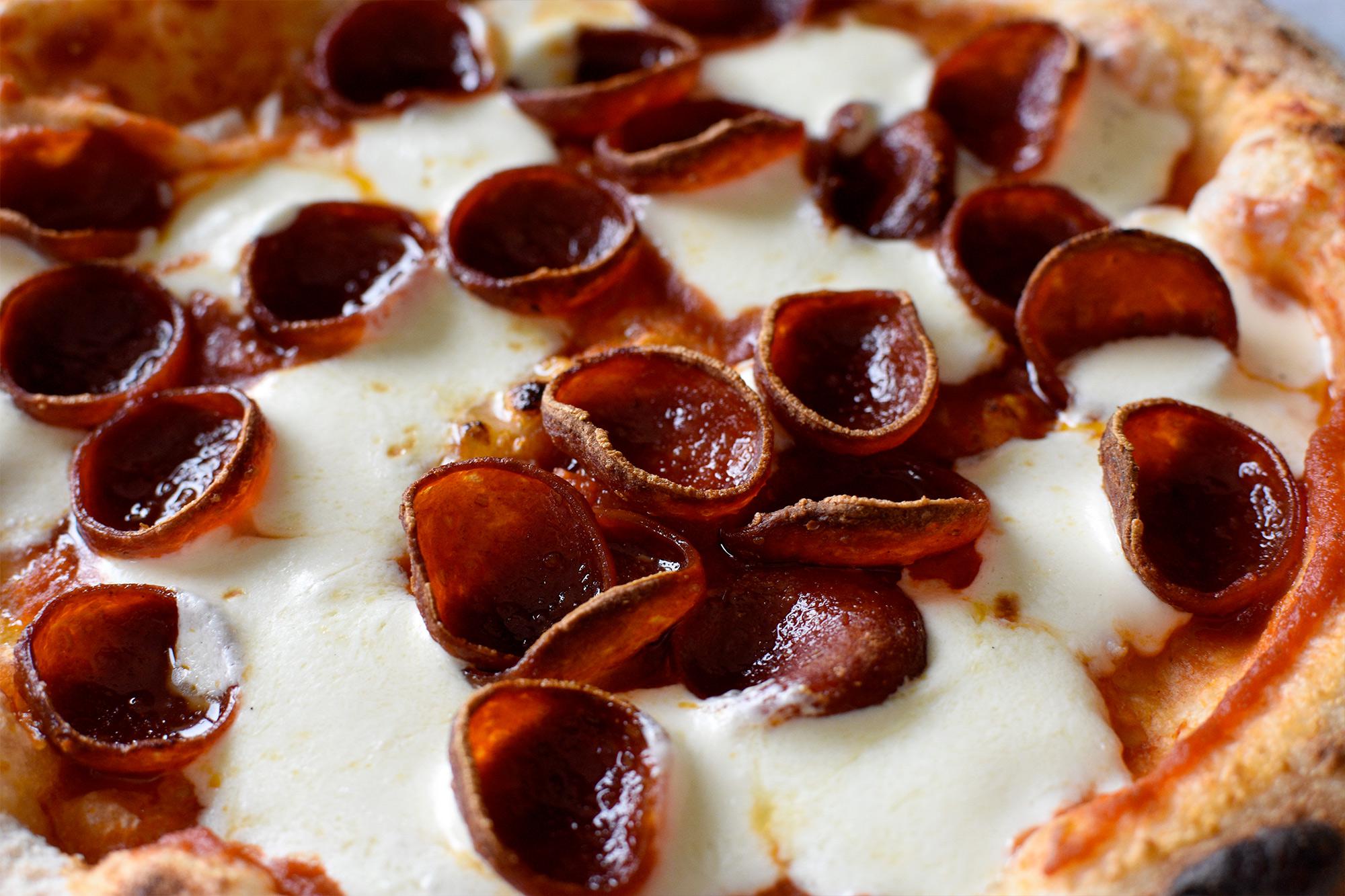 [Homemade] Wood-fired Pepperoni Pizza | Scrolller